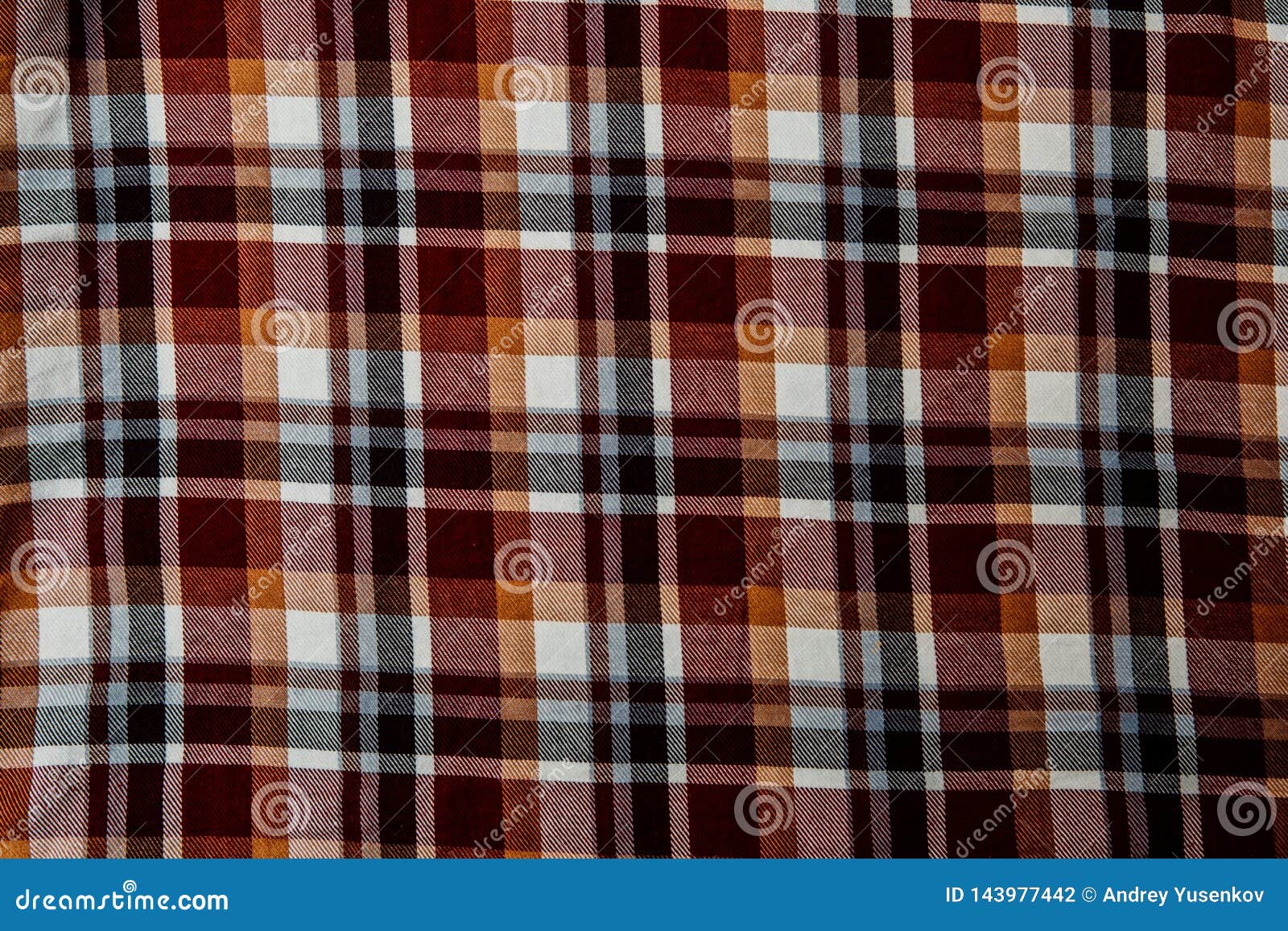 Red Checkered Material Background Stock Photo - Image of blanket ...