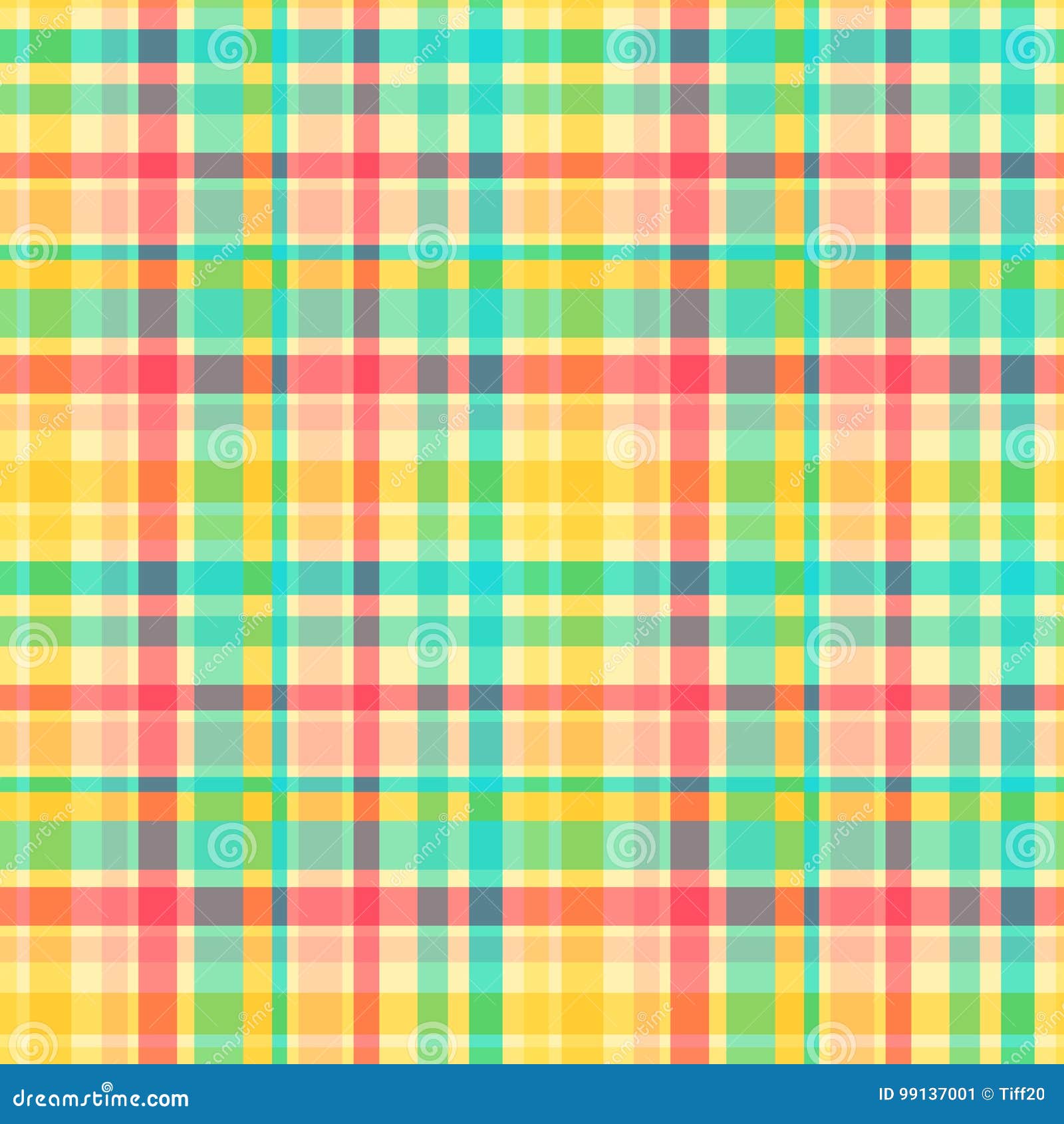 Plaid fabric stock vector. Illustration of plaid, retro - 99137001