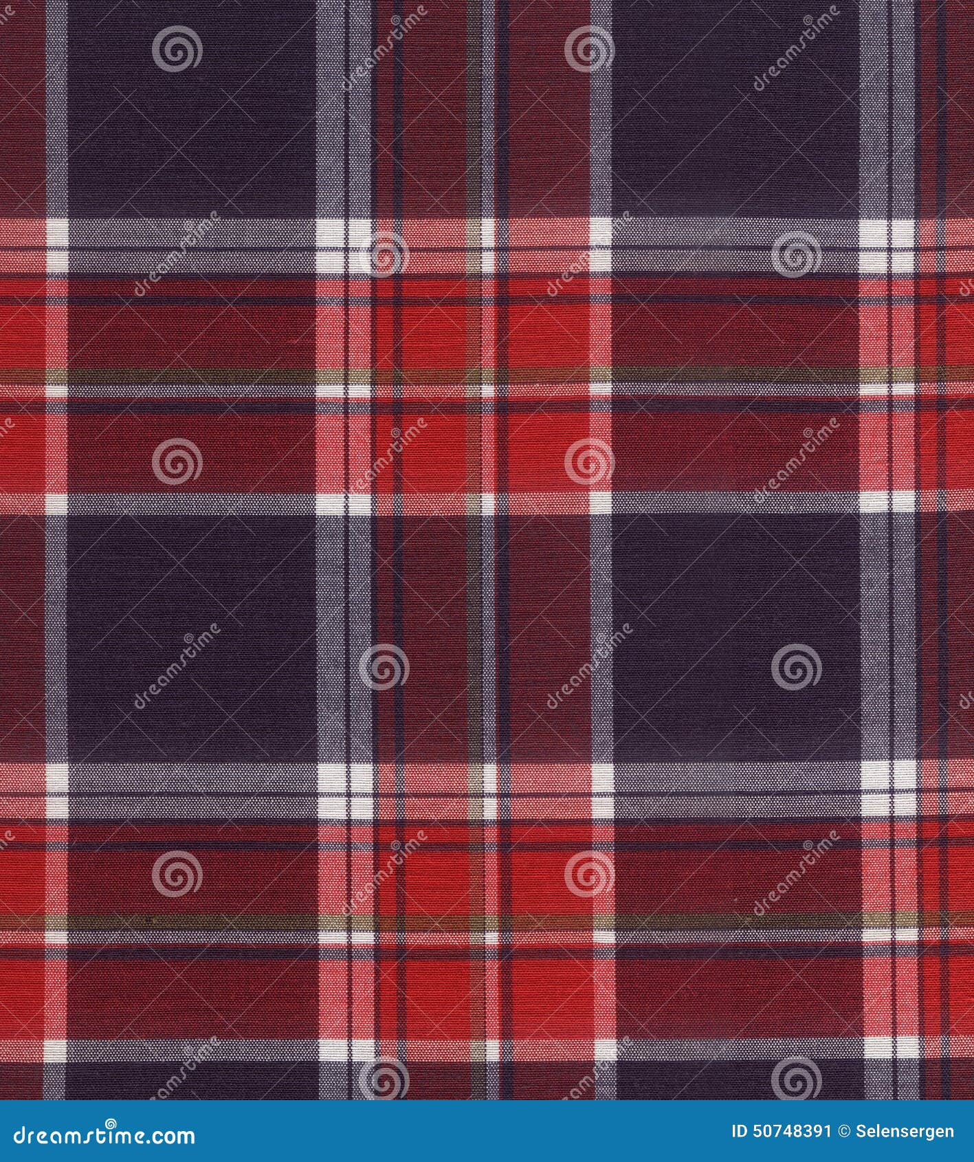 Plaid Fabric Texture stock image. Image of textile, plaid - 50748391