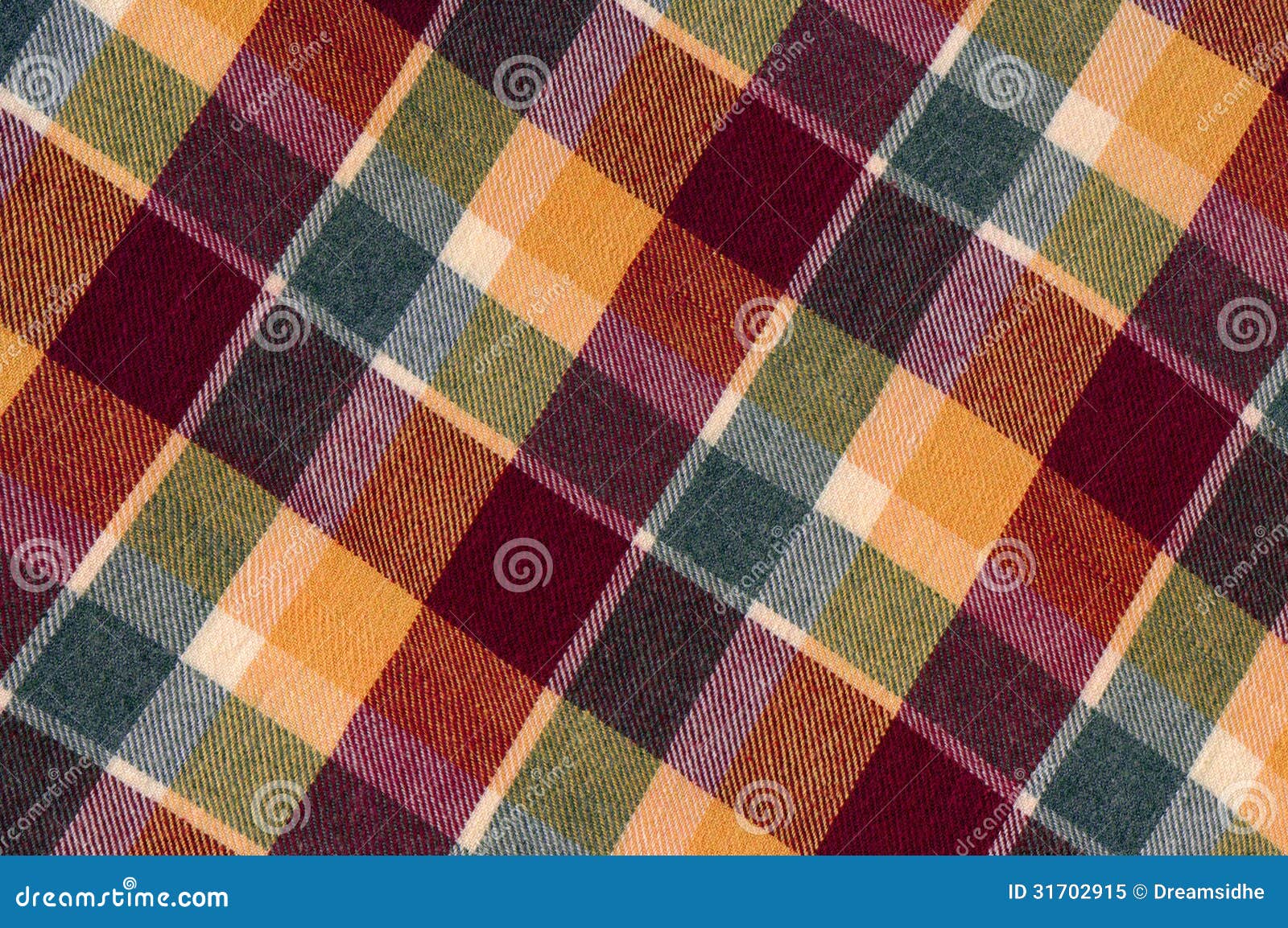 Plaid fabric stock image. Image of plaid, flat, square - 31702915