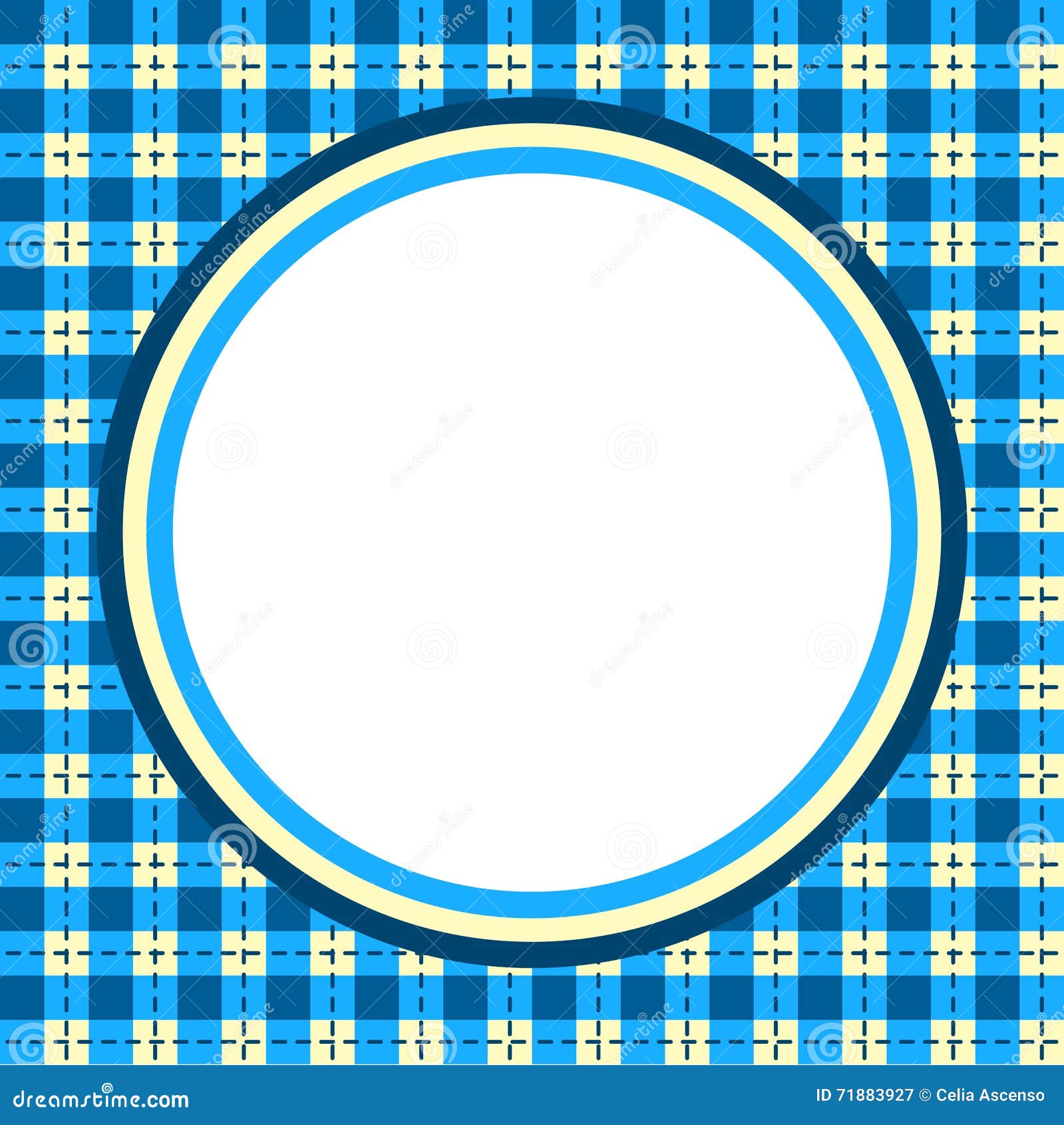 Plaid Gingham Border Frame Royalty-Free Stock Photo | CartoonDealer.com ...
