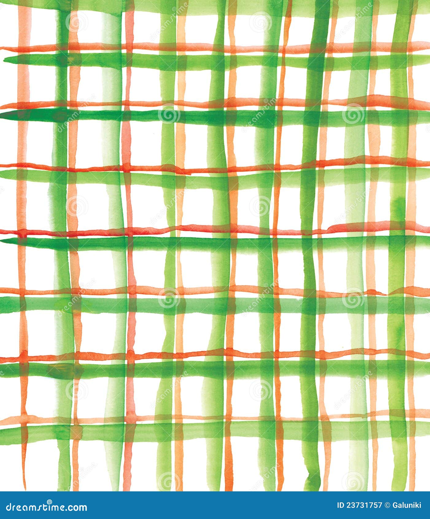 Plaid Green and Red Pattern Stock Illustration - Illustration of ...