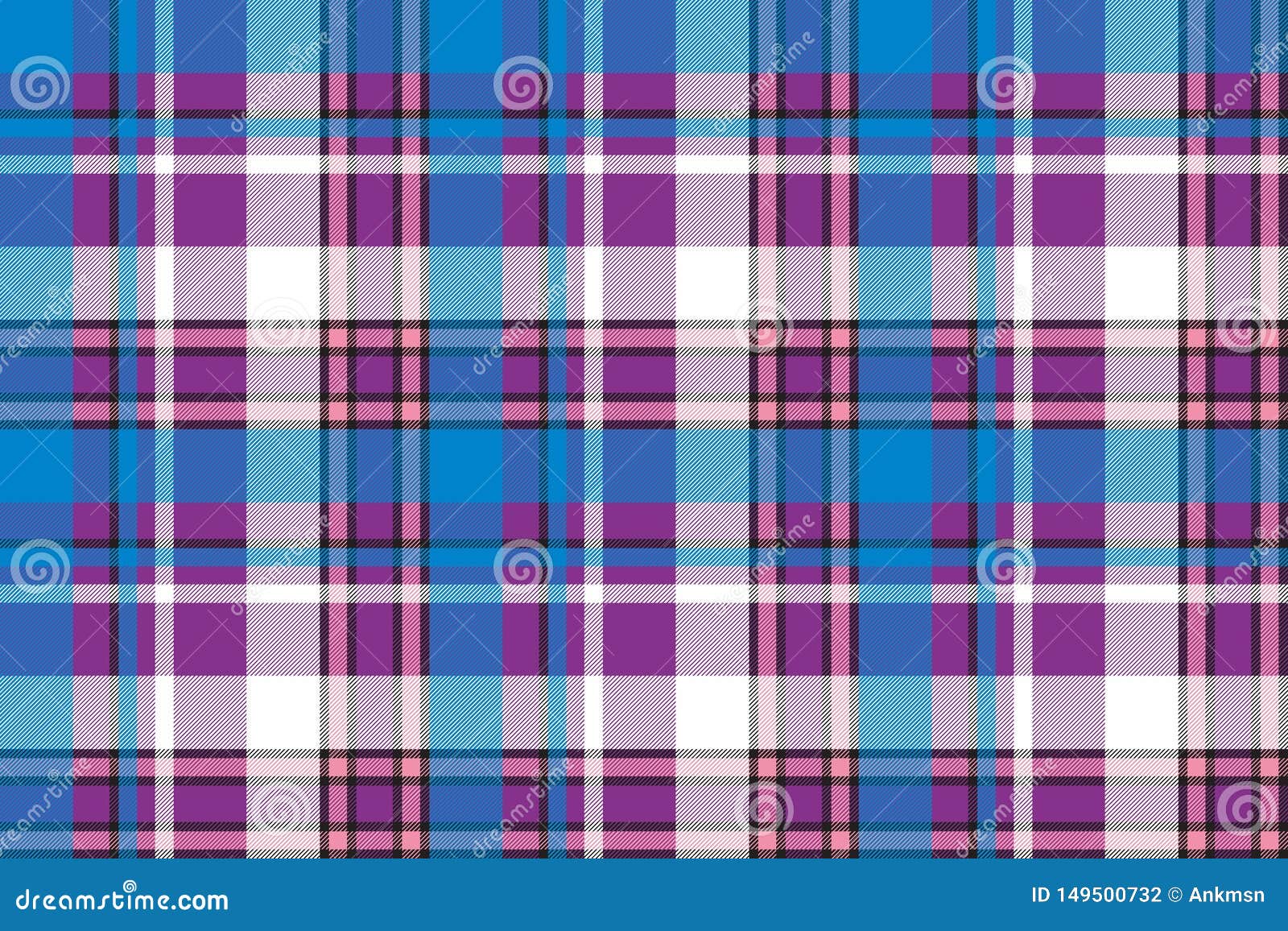 Plaid Modern Seamless Pattern Stock Vector - Illustration of gingham ...