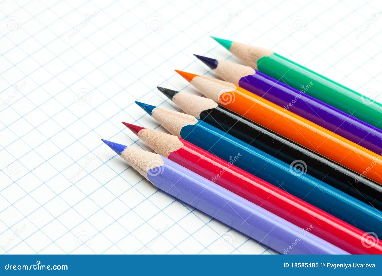 Plaid Notebook and Colored Pencil Stock Image - Image of copy, manual ...