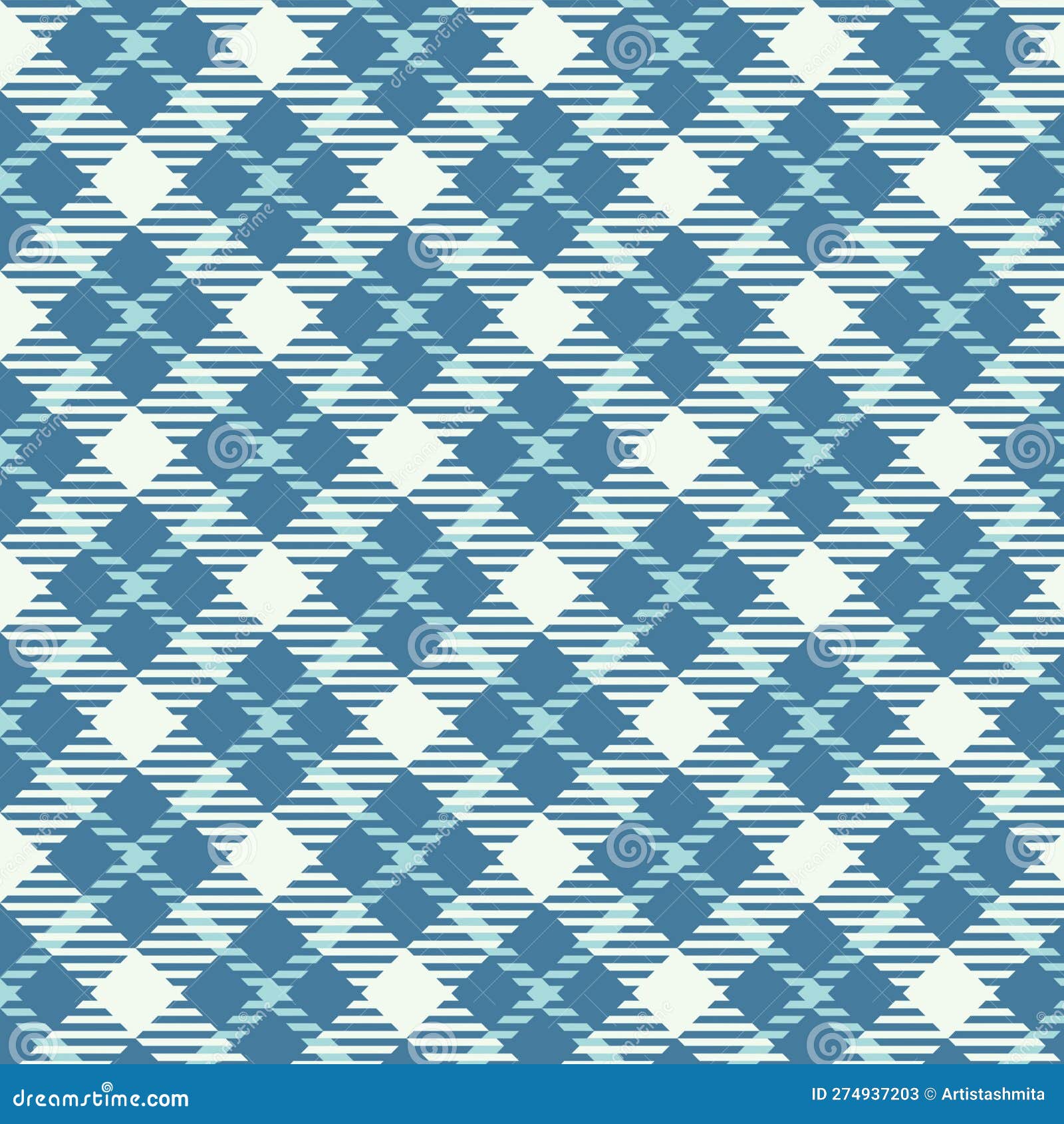 Plaid Pattern in Vivid Colors and Unique Design Stock Illustration ...