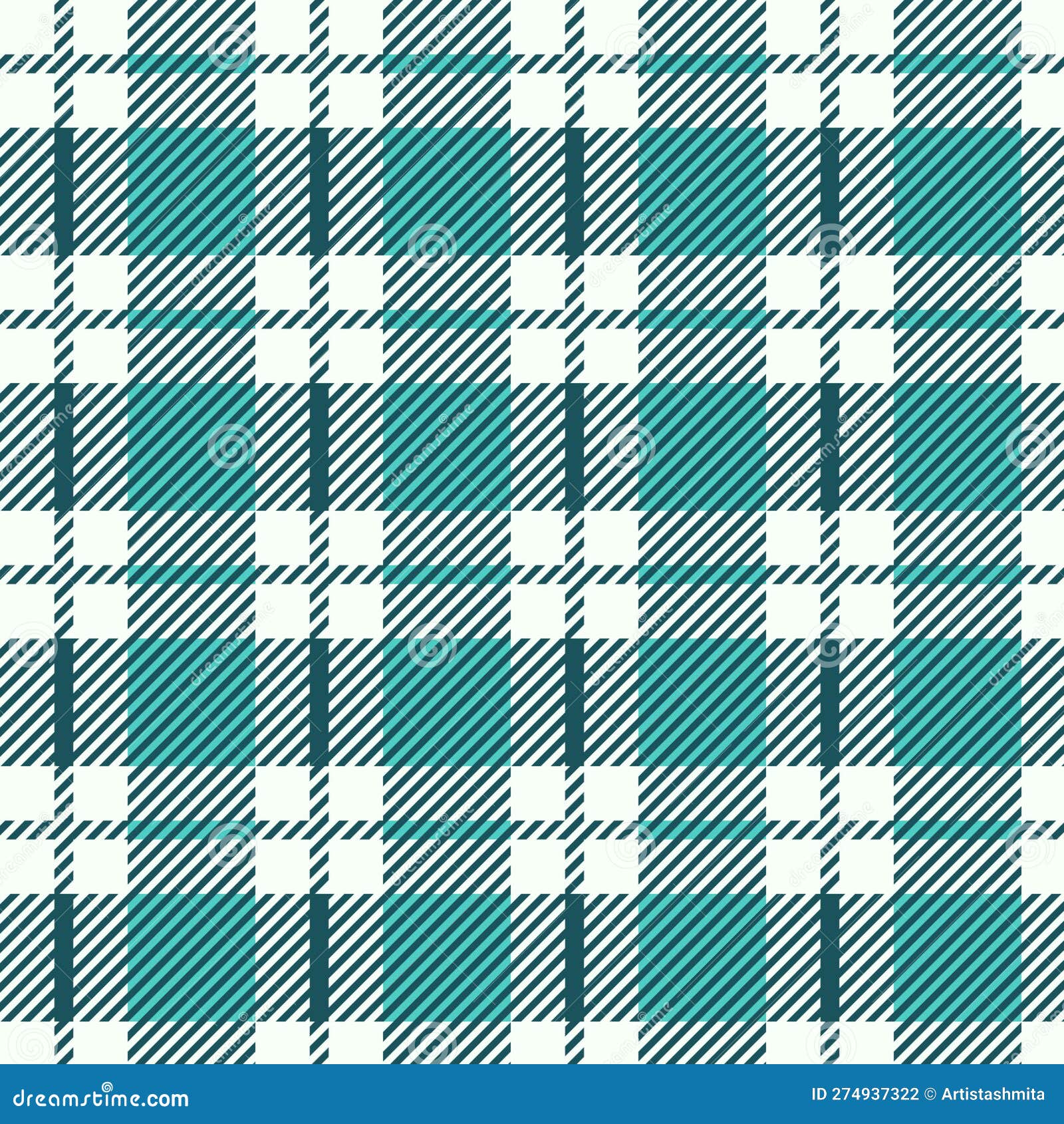 Plaid Pattern in Vivid Colors and Unique Design Stock Illustration ...