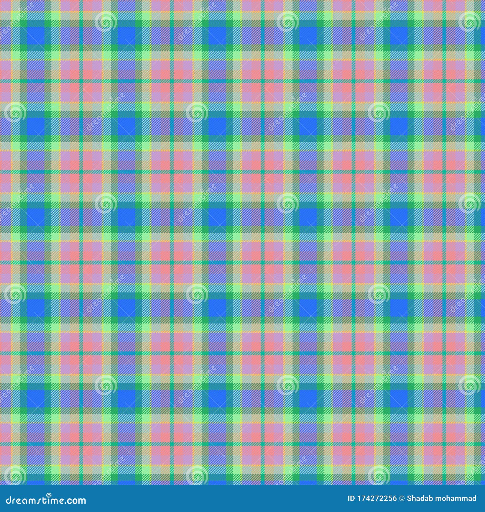 Plaid Pattern Blanket Cloth Printing Design Stock Illustration ...