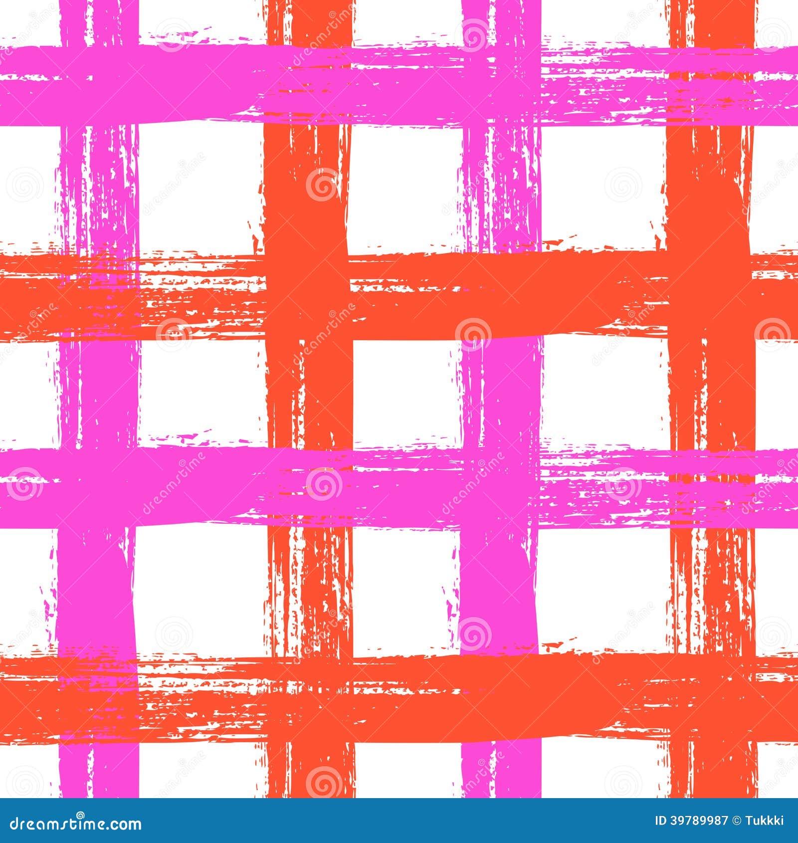 Plaid Pattern with Crossing Wide Stripes in Bright Stock Vector ...