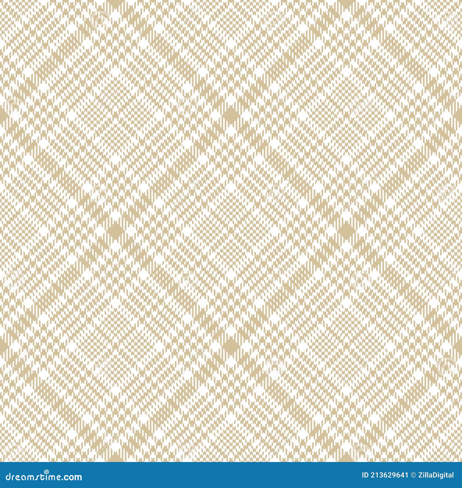 Plaid Pattern Glen Spring in Beige and White. Seamless Light Abstract ...