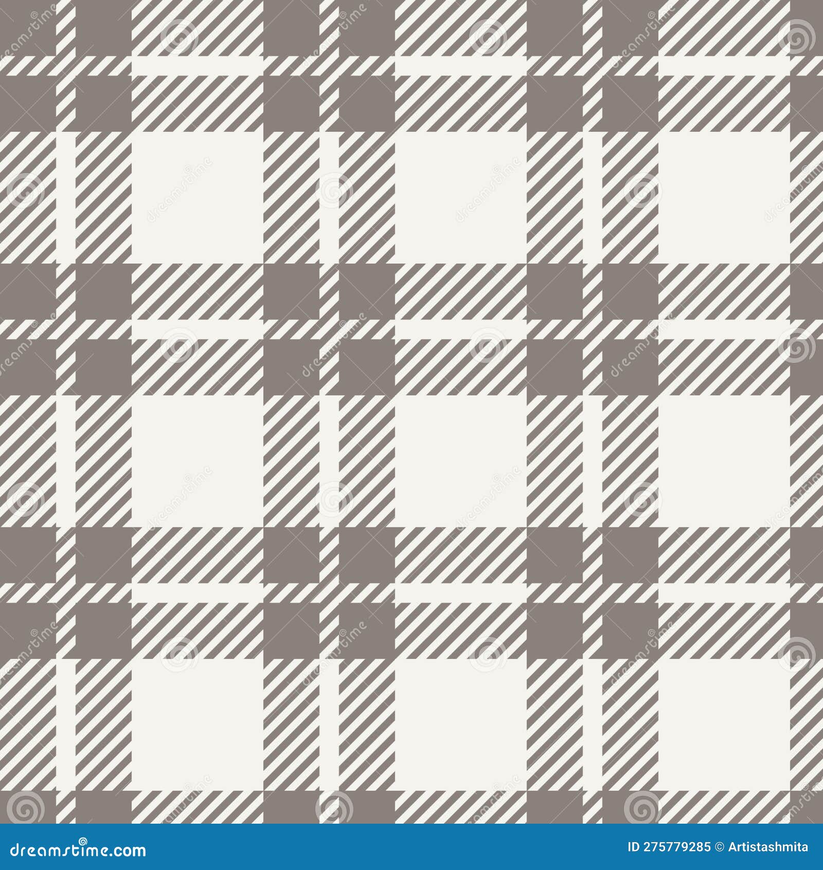 Plaid Pattern in Unique Style Stock Illustration - Illustration of line ...