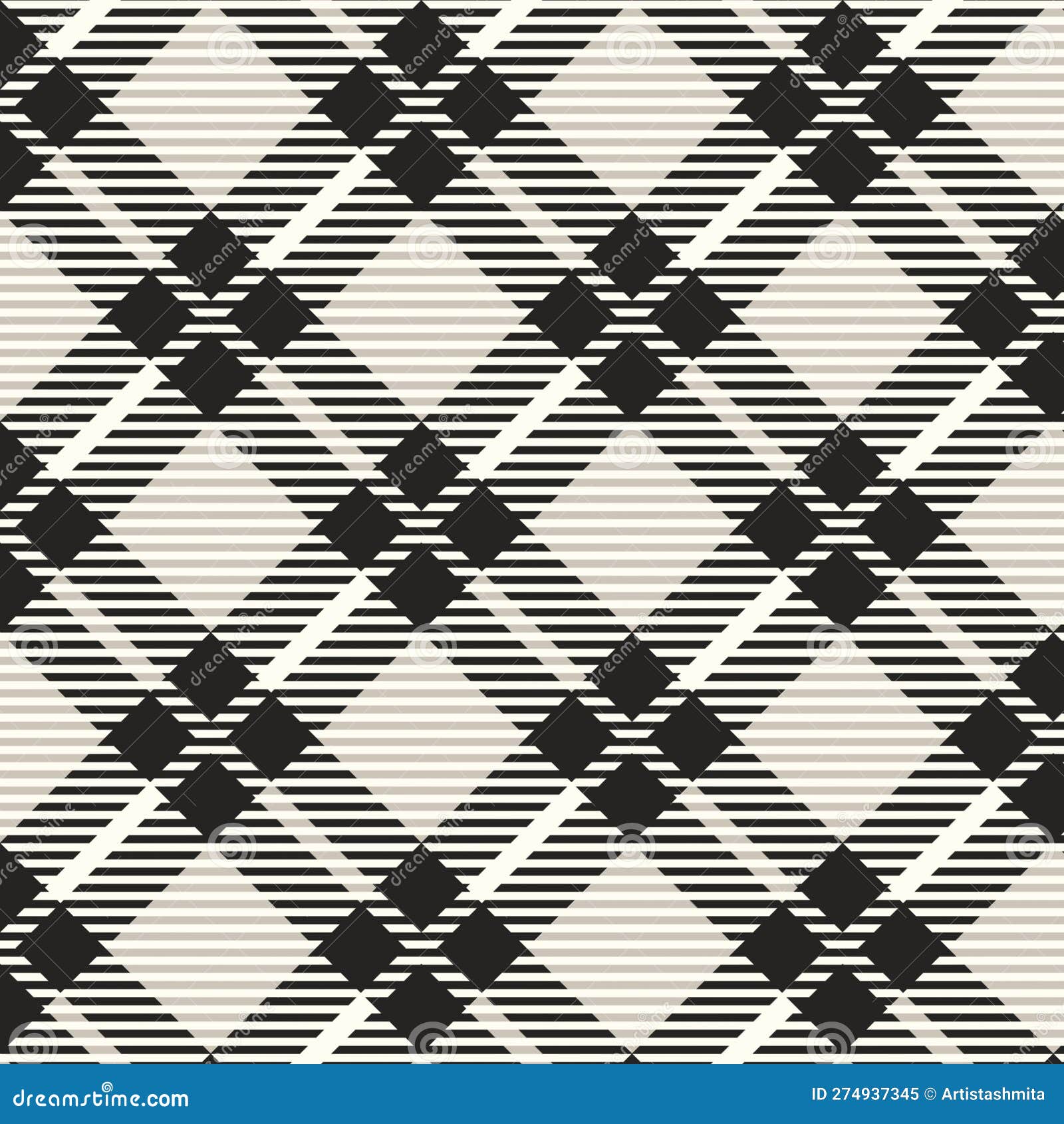Plaid Pattern in Vivid Colors and Unique Design Stock Illustration ...