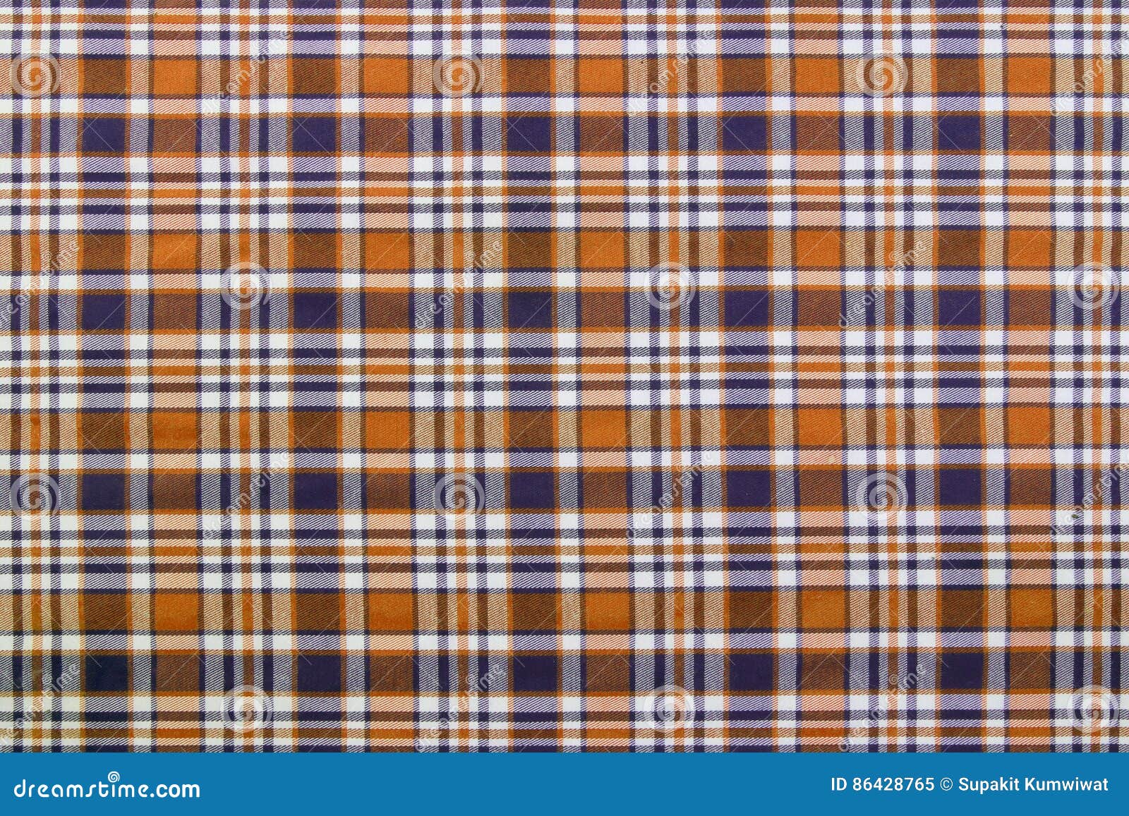 Plaid Patterns in Brown, Dark Navy Blue, and White. Stock Image - Image ...