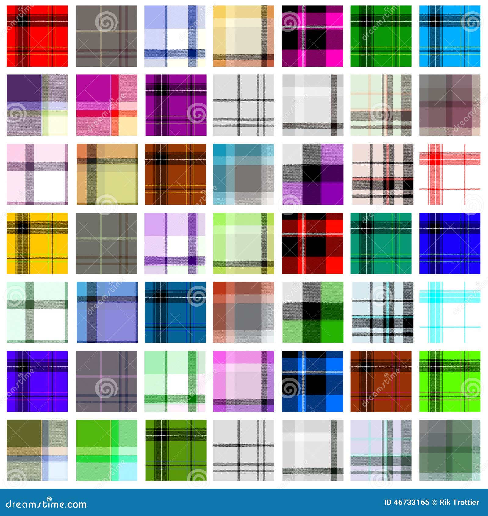 Plaid patterns stock illustration. Illustration of pattern - 46733165