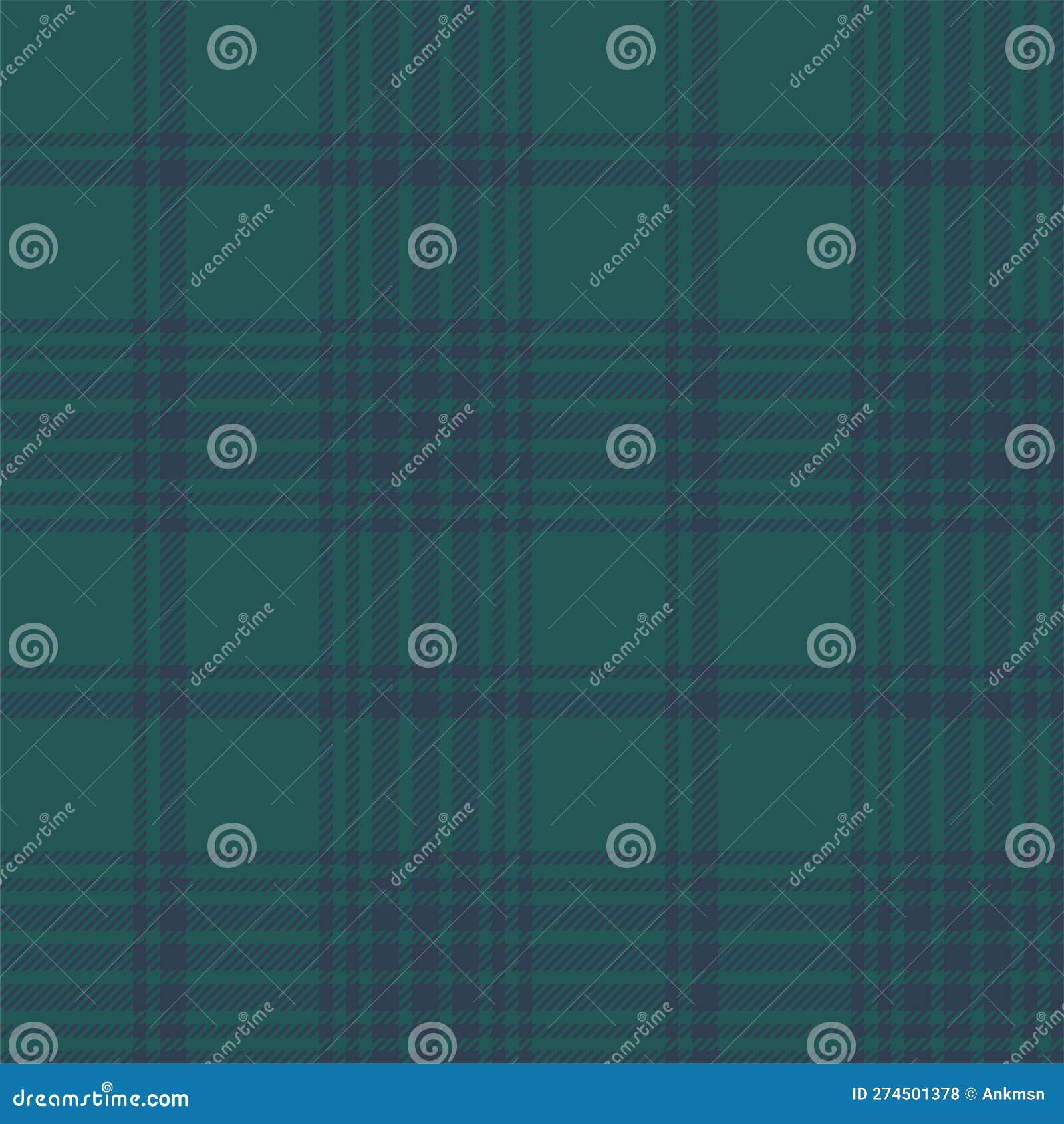 Plaid Seamless Pattern in Blue. Check Fabric Texture Stock Vector ...