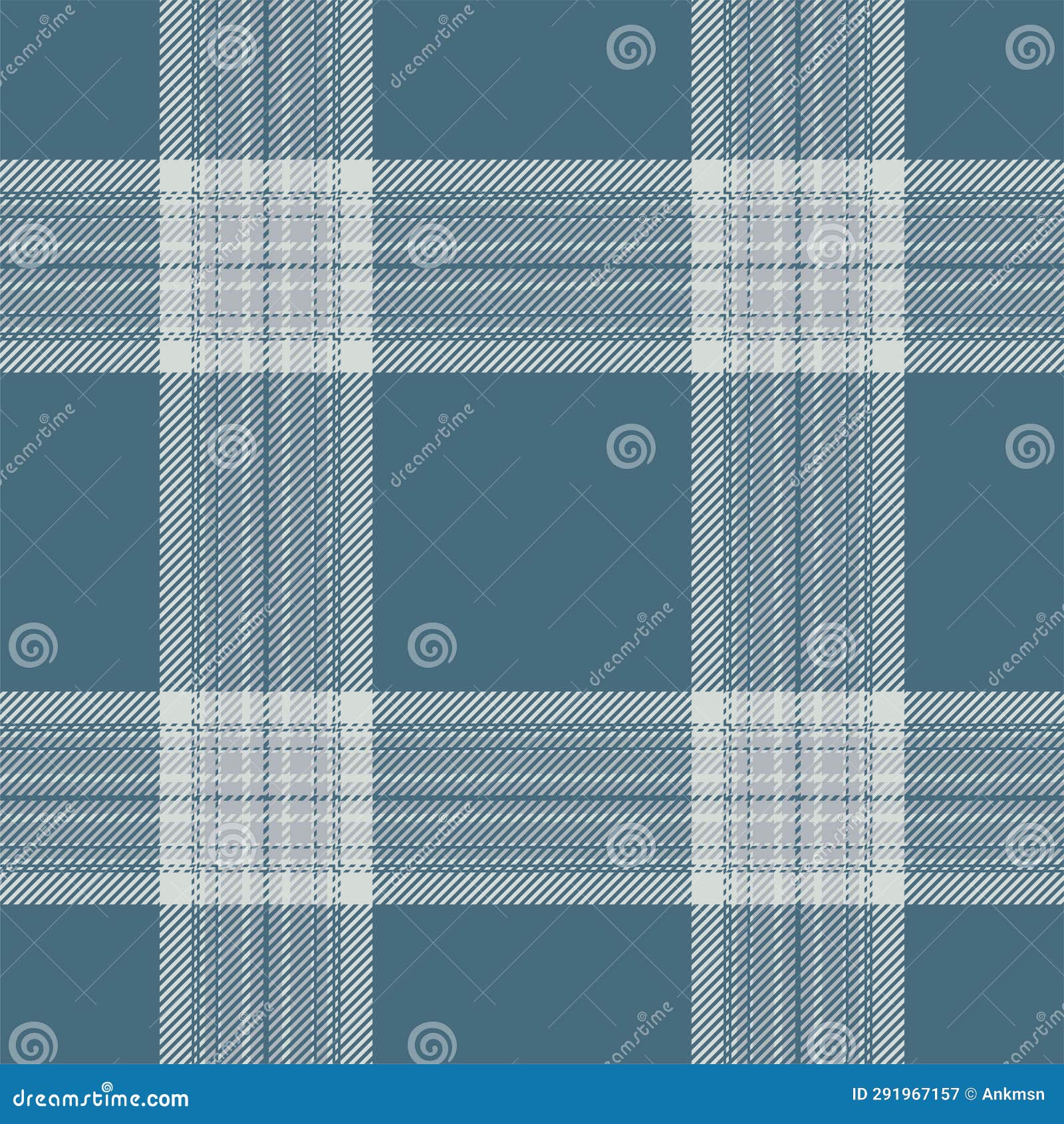 Plaid Seamless Pattern in Blue. Check Fabric Texture Stock Vector ...