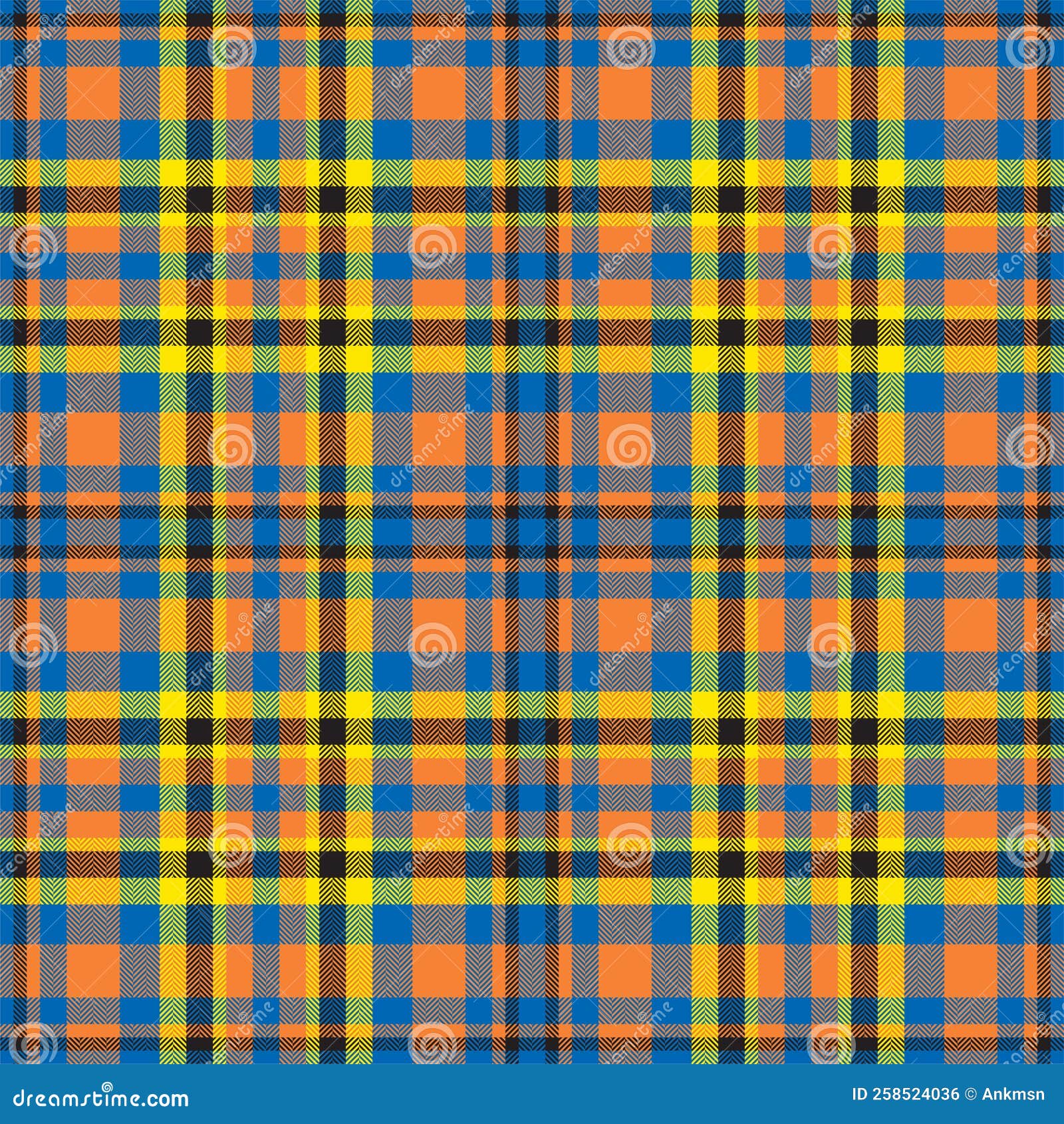 Plaid Seamless Pattern. Check Fabric Texture Stock Vector ...