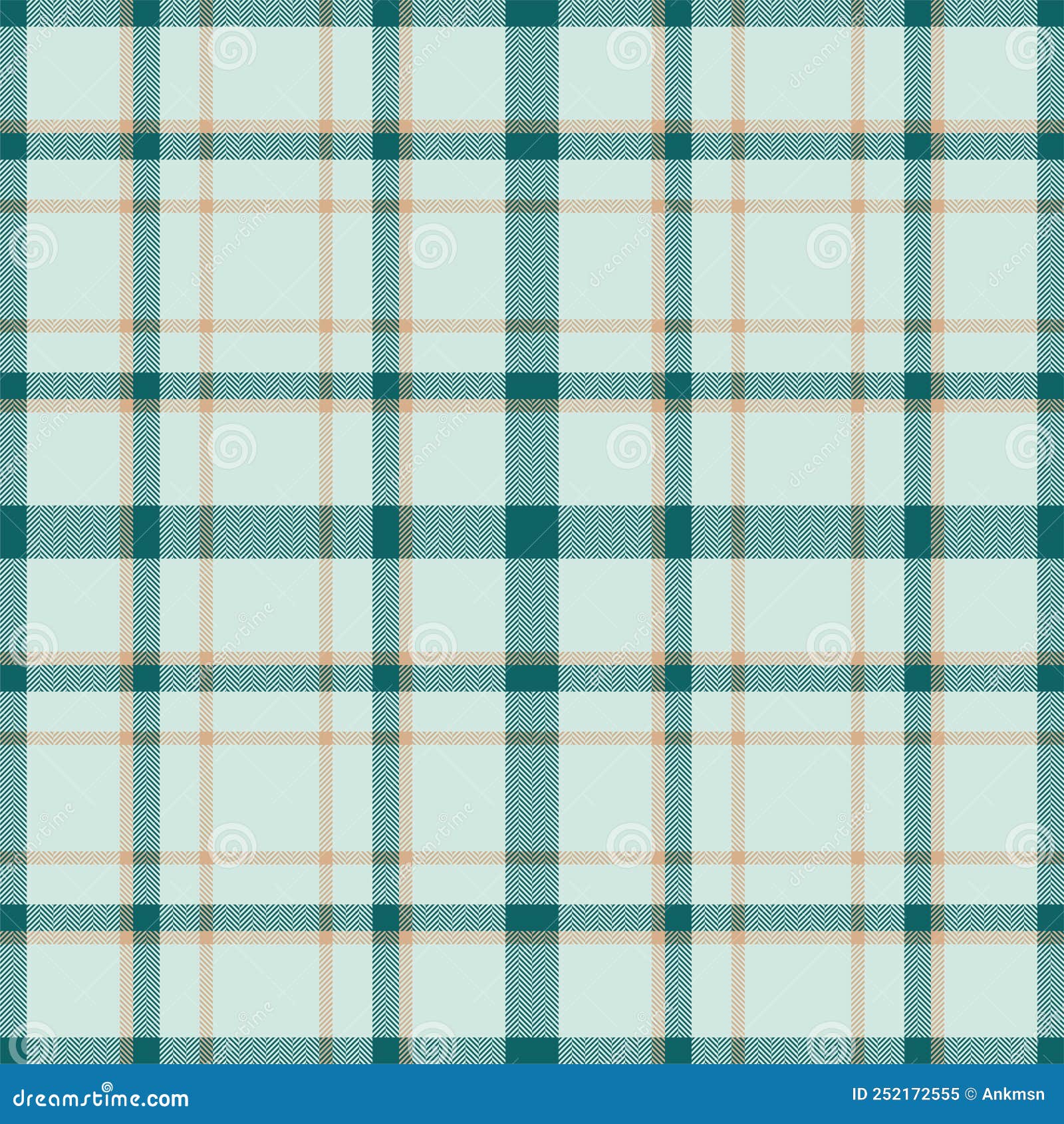 Plaid Seamless Pattern in Green. Check Fabric Texture Stock Vector ...