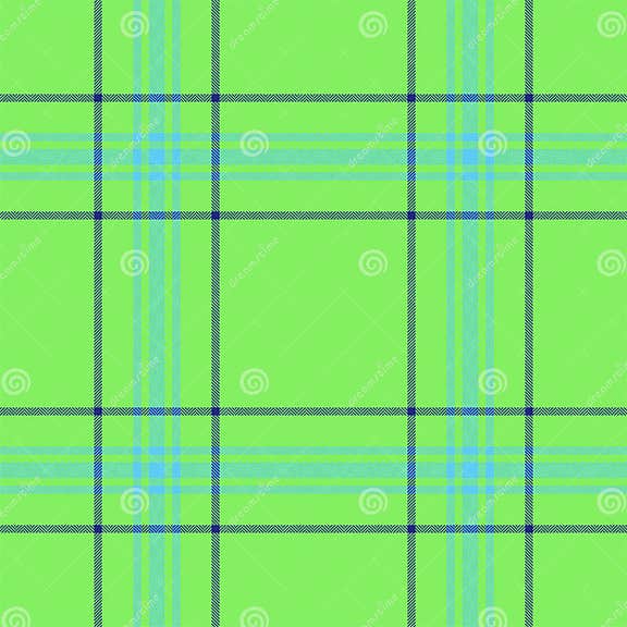 Plaid Seamless Pattern in Green. Check Fabric Texture Stock Vector ...
