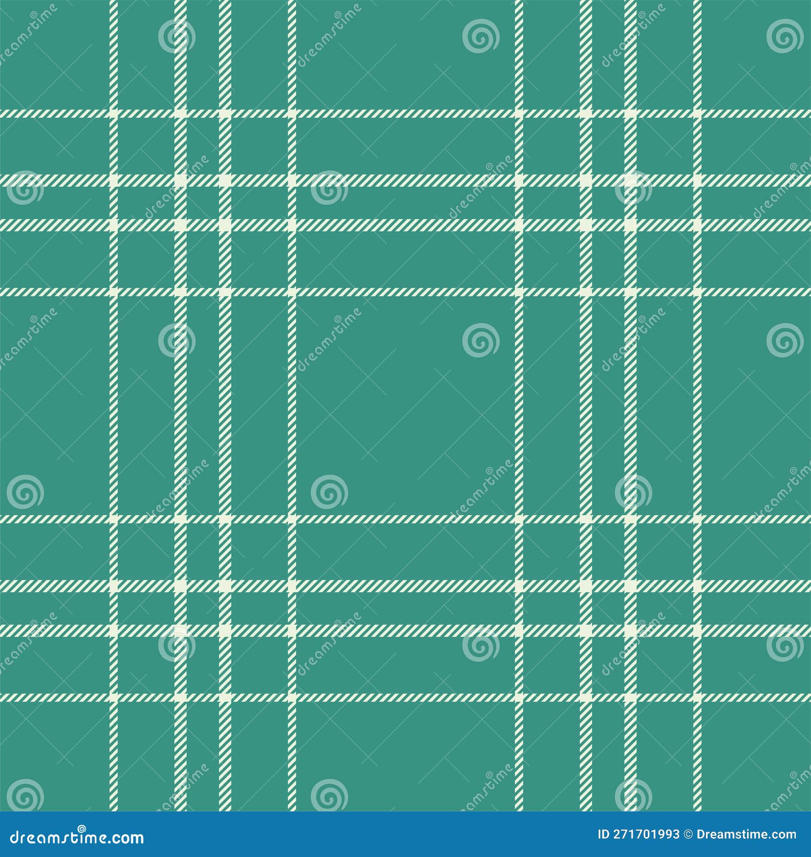Plaid Seamless Pattern in Green. Check Fabric Texture Stock Vector ...