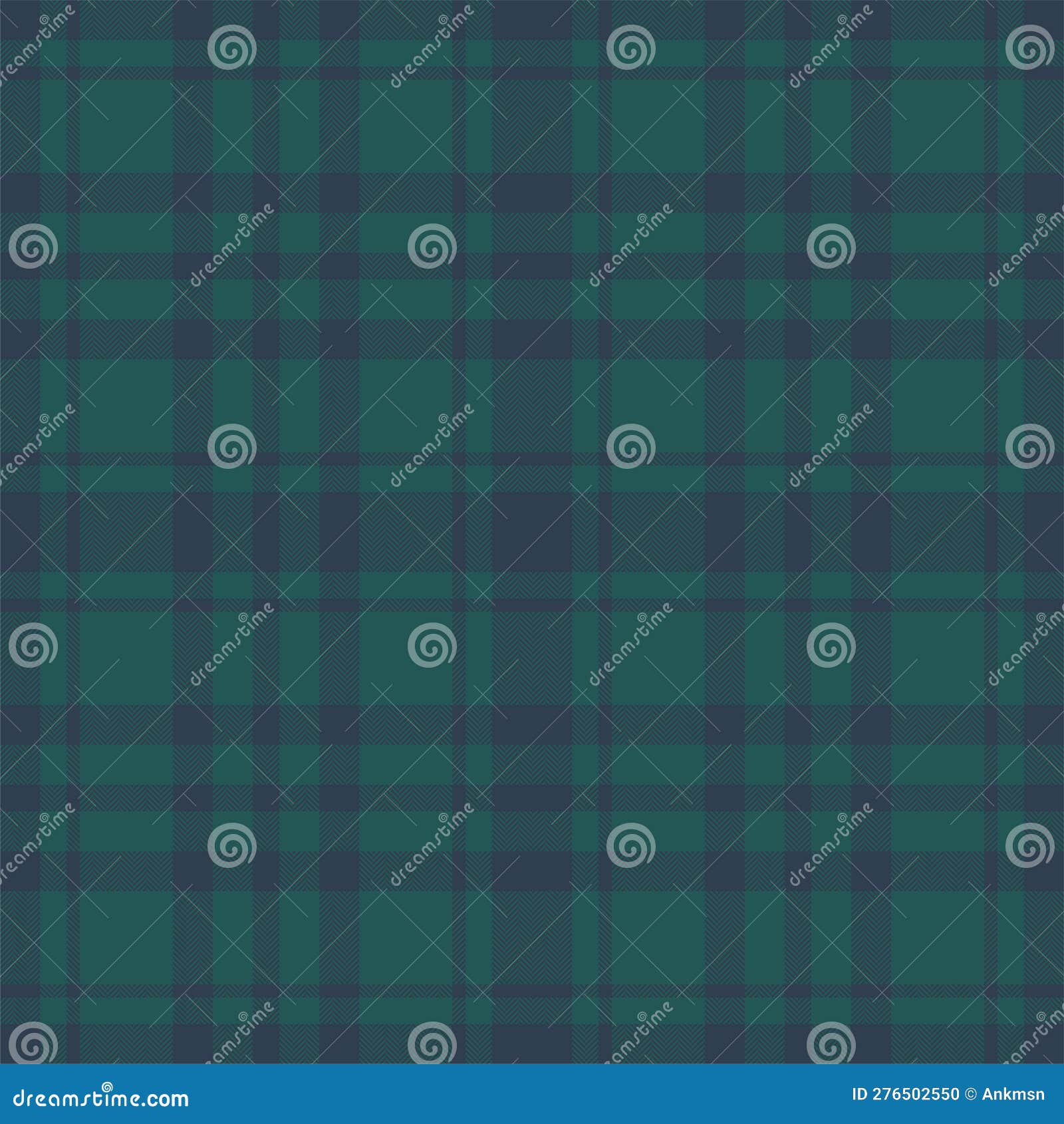 Plaid Seamless Pattern in Green. Check Fabric Texture Stock Vector ...