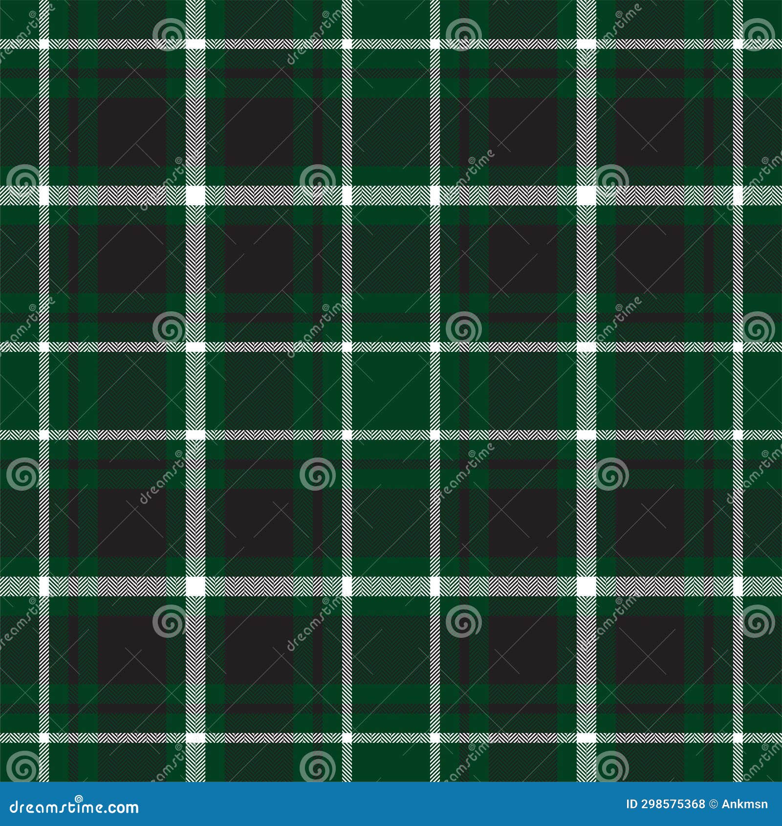 Plaid Seamless Pattern in Green. Check Fabric Texture Stock ...