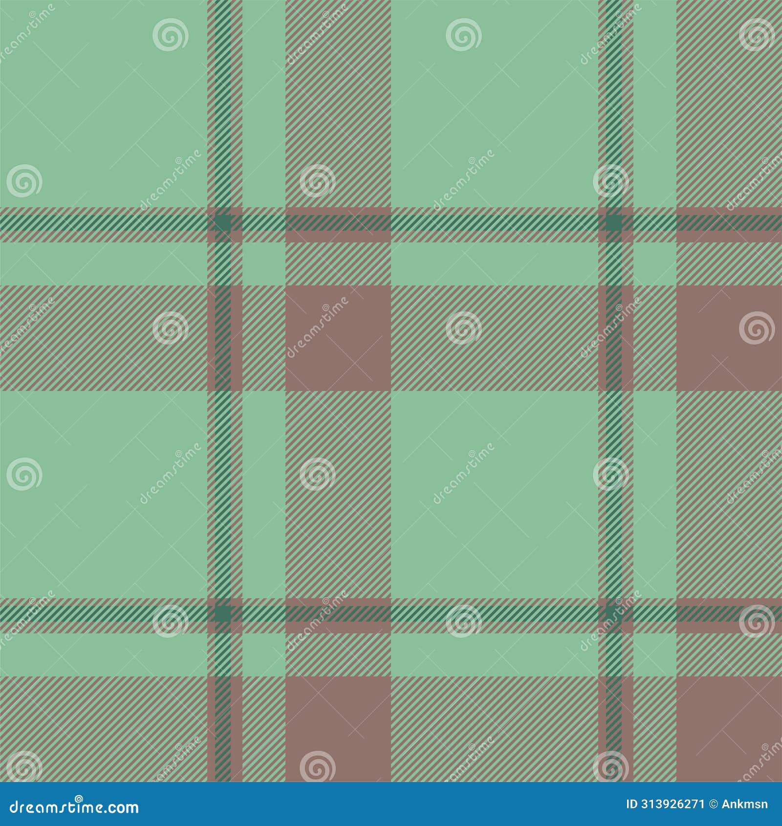 Plaid Seamless Pattern in Green. Check Fabric Texture Stock Vector ...