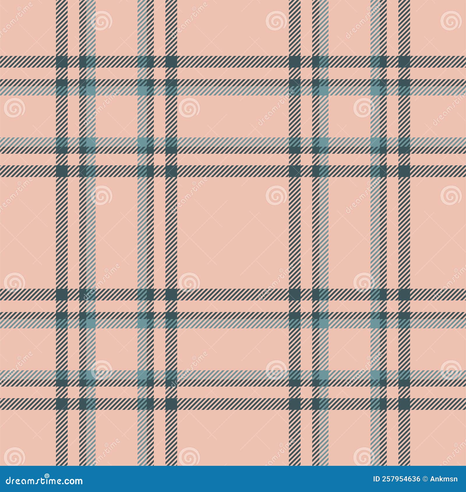 Plaid Seamless Pattern in Pink. Check Fabric Texture Stock Vector ...