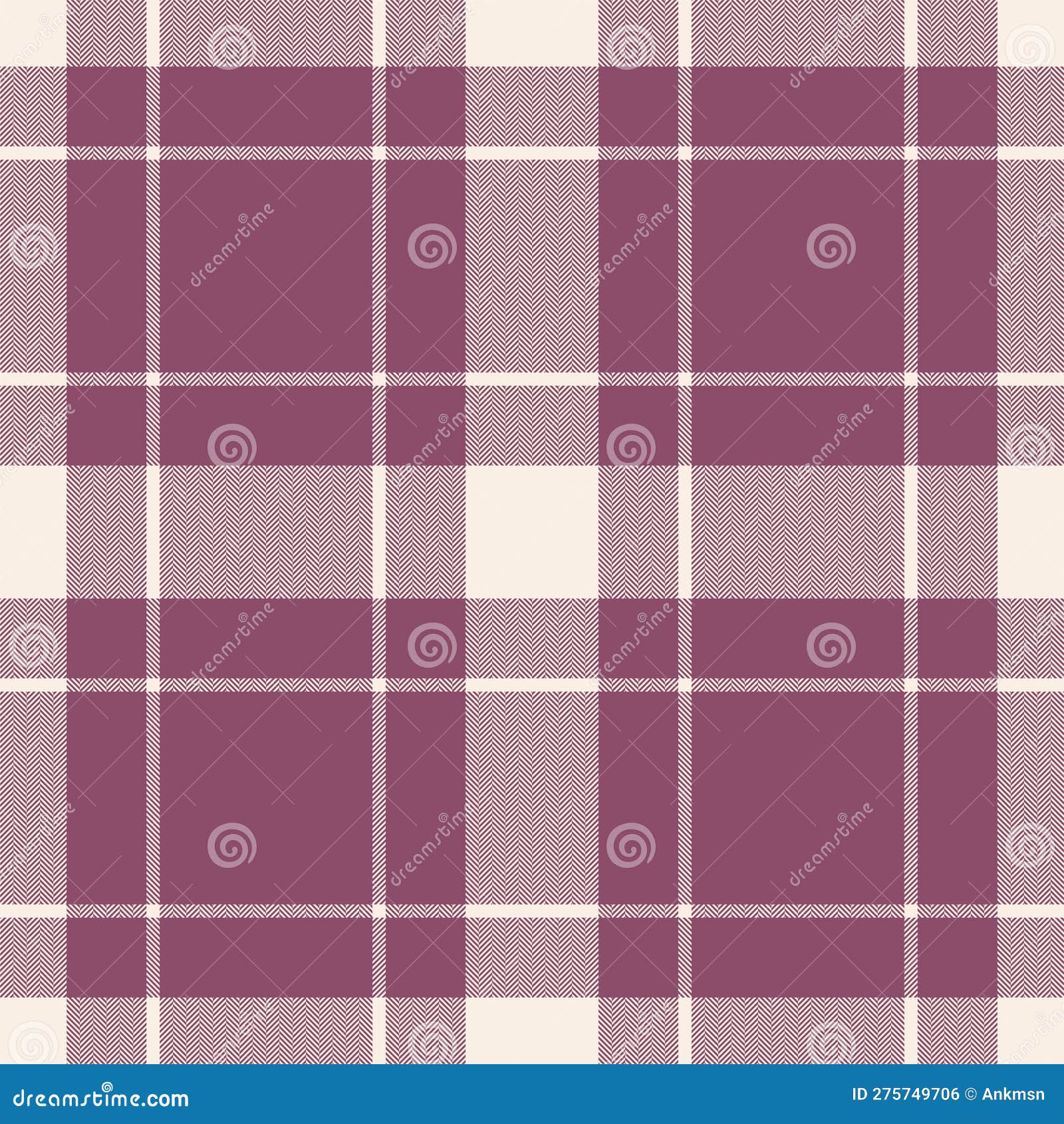 Plaid Seamless Pattern in Pink. Check Fabric Texture Stock Vector ...
