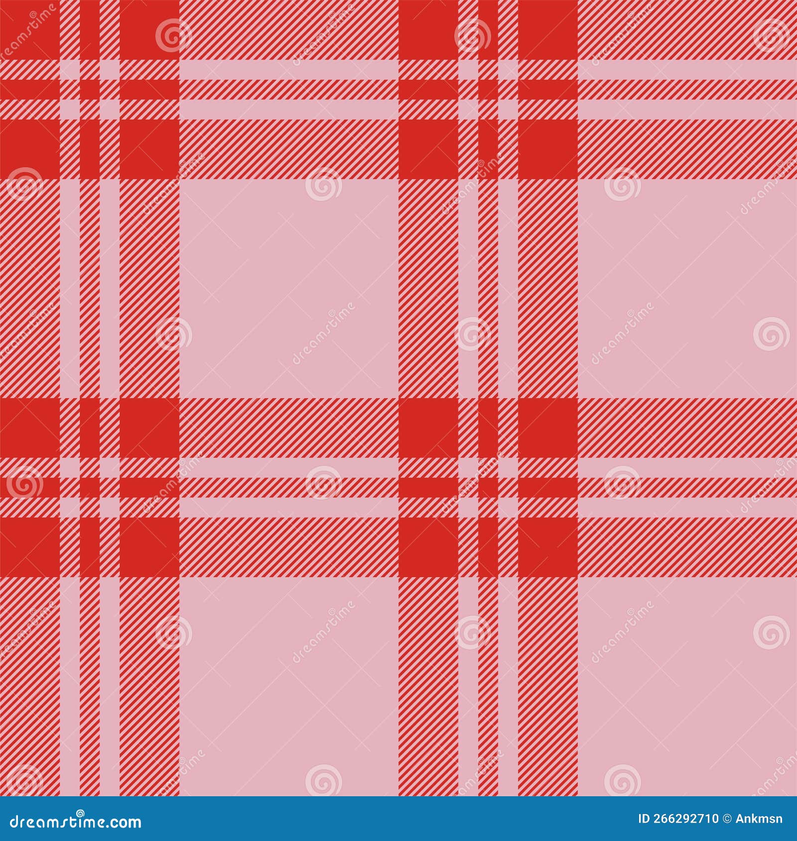 Plaid Seamless Pattern in Red. Check Fabric Texture Stock Illustration ...
