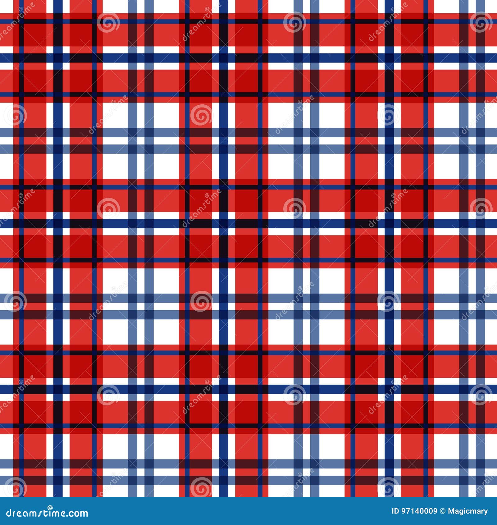 Plaid Seamless Pattern. Vector Stock Vector - Illustration of checker ...