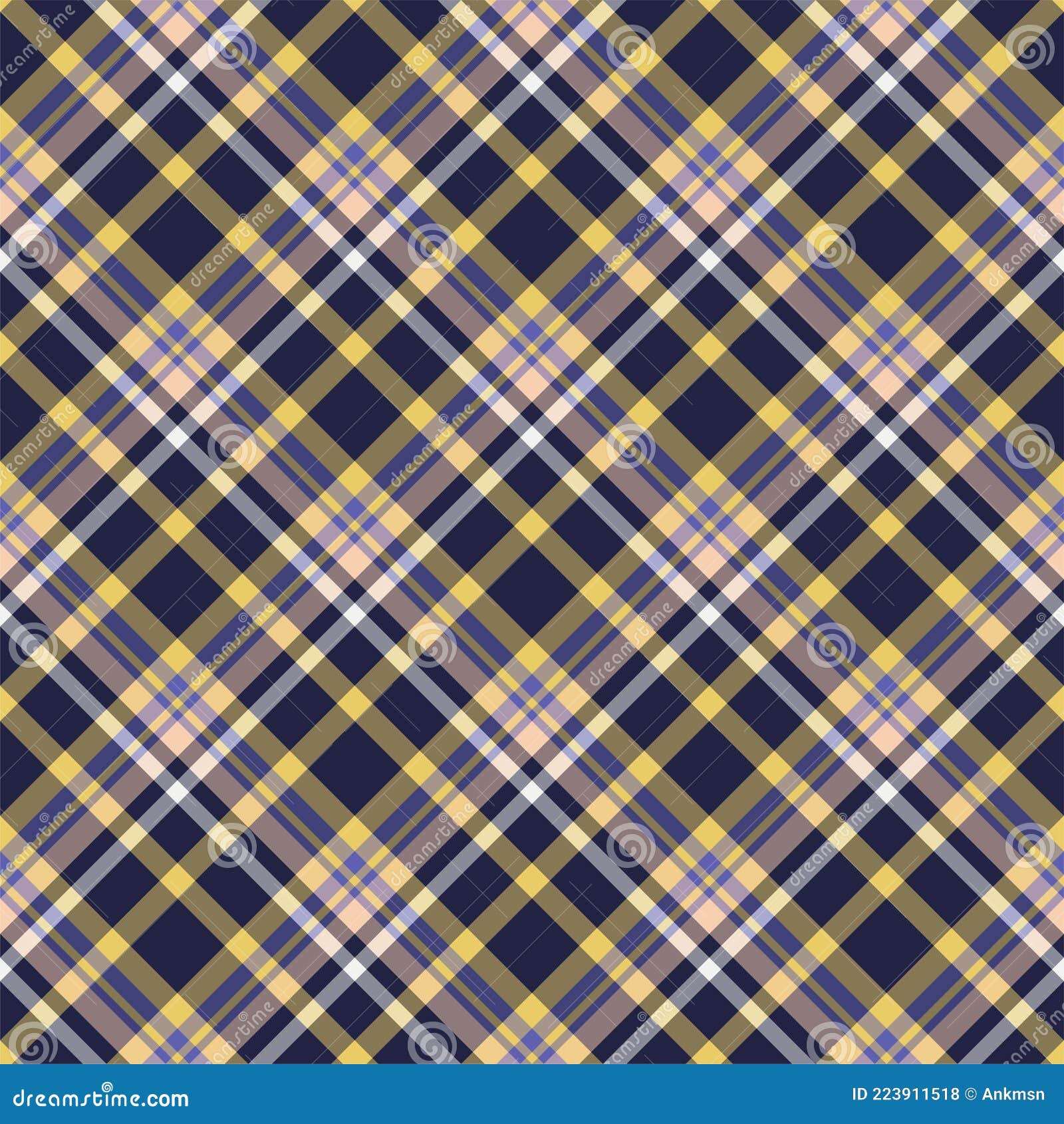 Plaid Seamless Pattern. Vector Background of Textile Ornament Stock ...