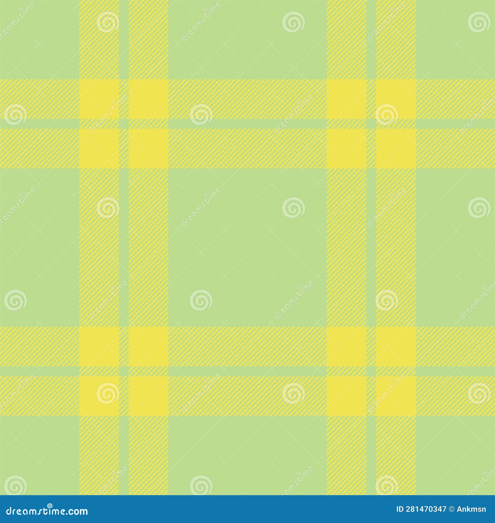 Plaid Seamless Pattern in Yellow. Check Fabric Texture Stock Vector ...