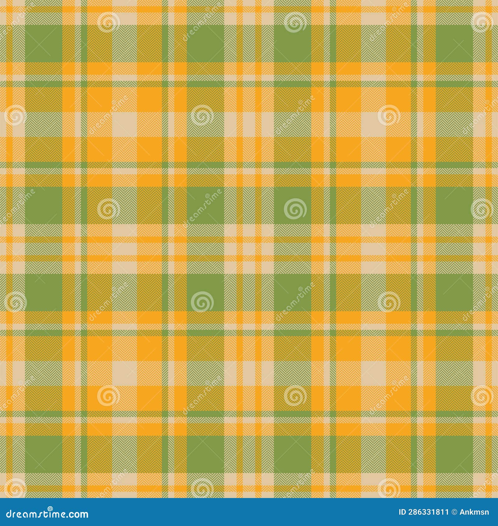 Plaid Seamless Pattern in Yellow. Check Fabric Texture Stock ...