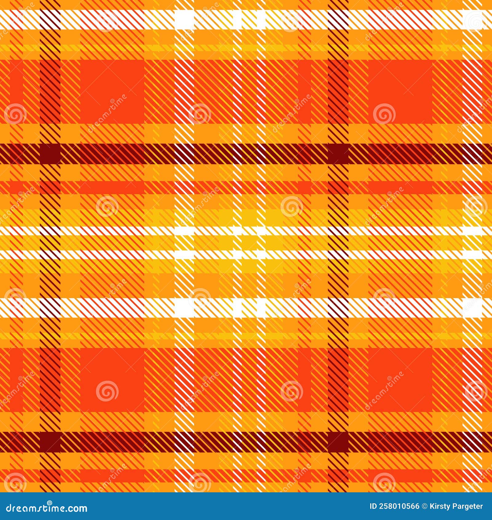 Plaid Style Pattern Background in Halloween Colours Stock Vector ...