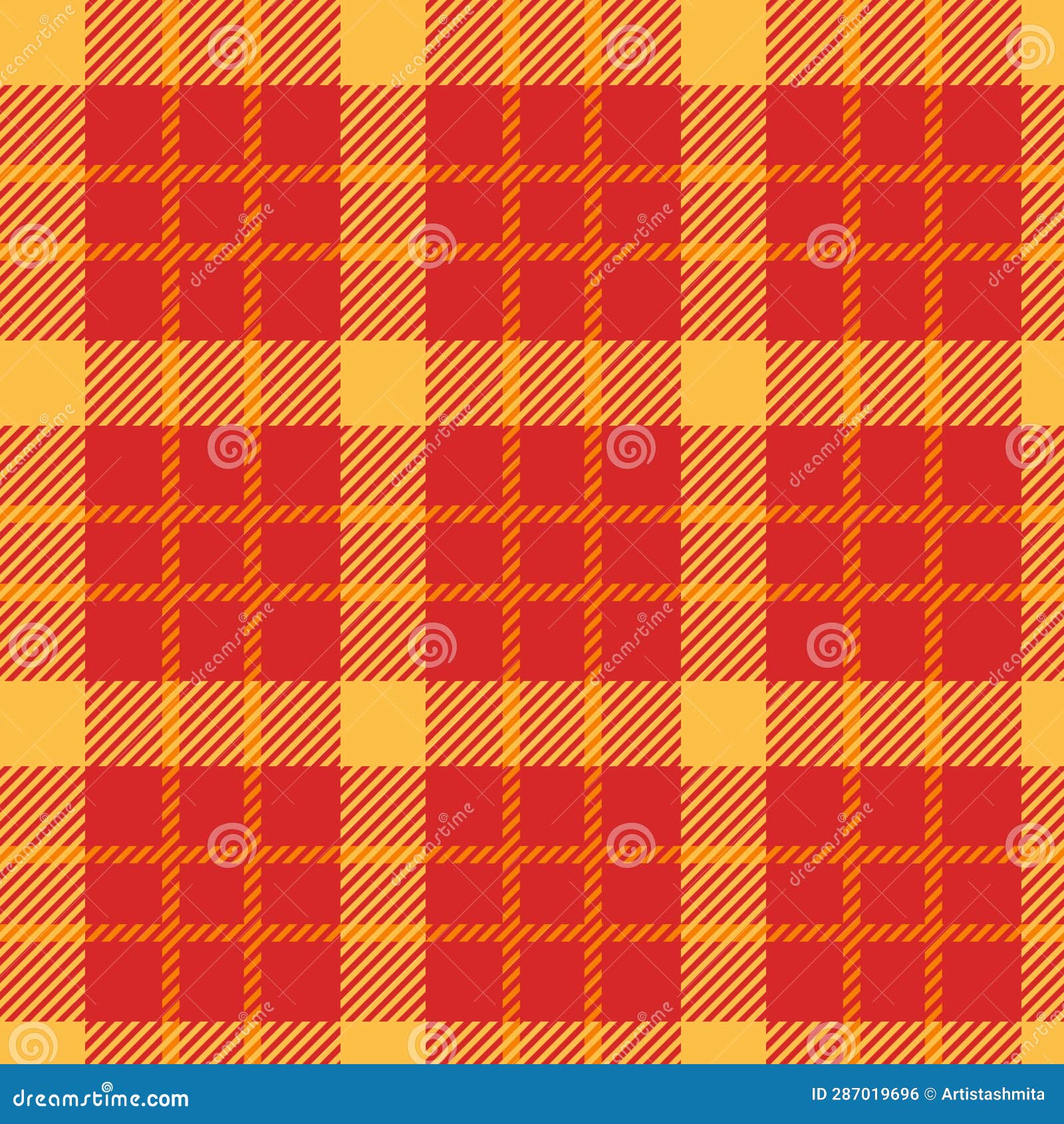 Plaid Tartar or Tart Pattern Stock Illustration - Illustration of ...