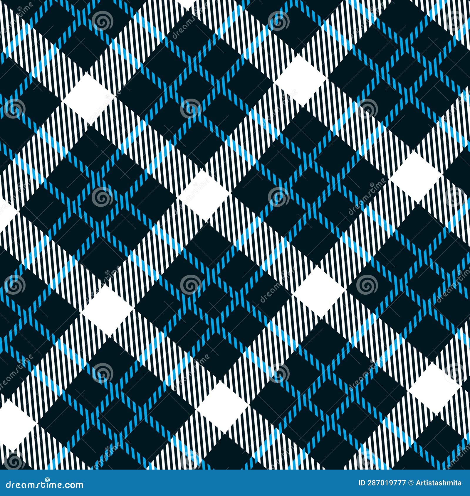 Plaid Tartar or Tart Pattern Stock Illustration - Illustration of line ...