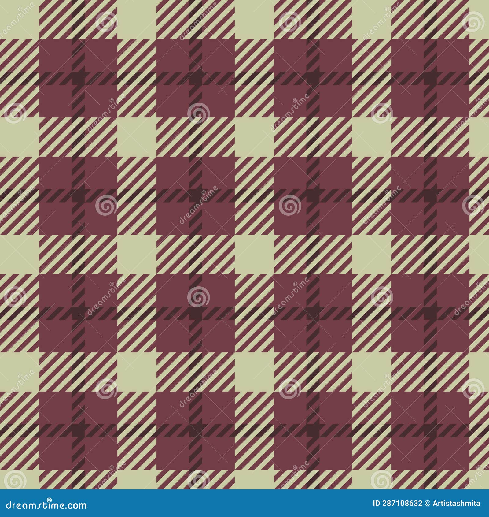 Plaid Tartar or Tart Pattern Stock Illustration - Illustration of ...