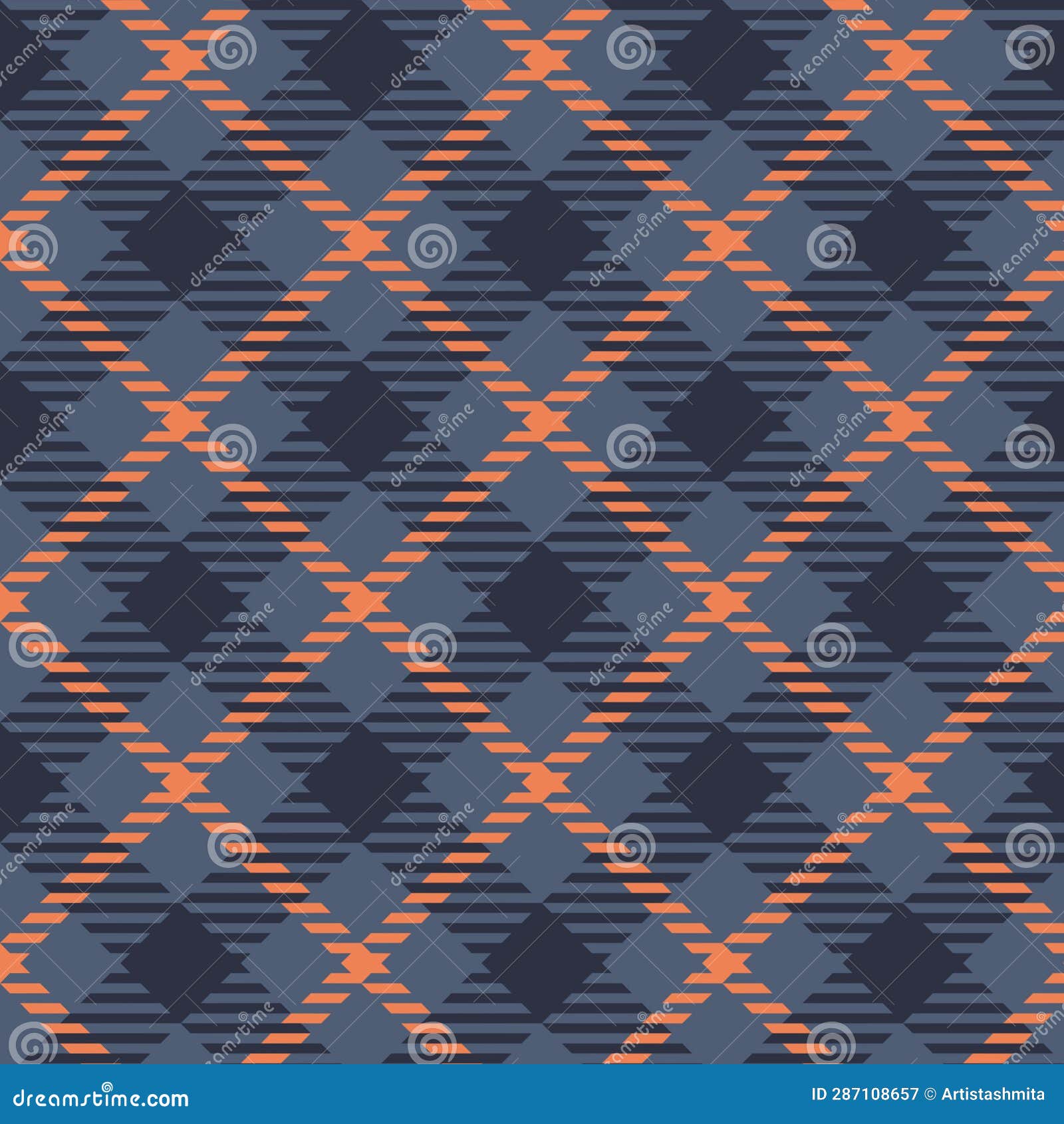 Plaid Tartar or Tart Pattern Stock Illustration - Illustration of ...