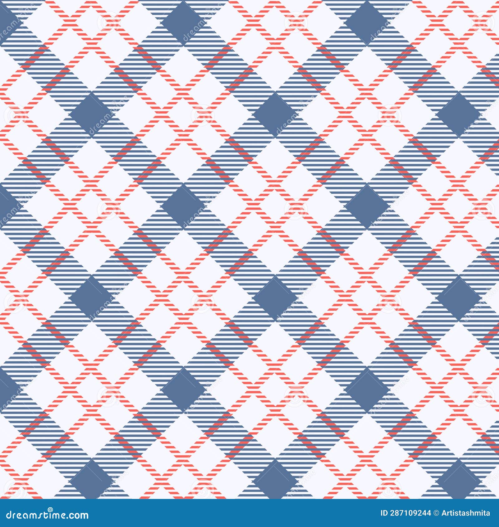 Plaid Tartar or Tart Pattern Stock Illustration - Illustration of ...