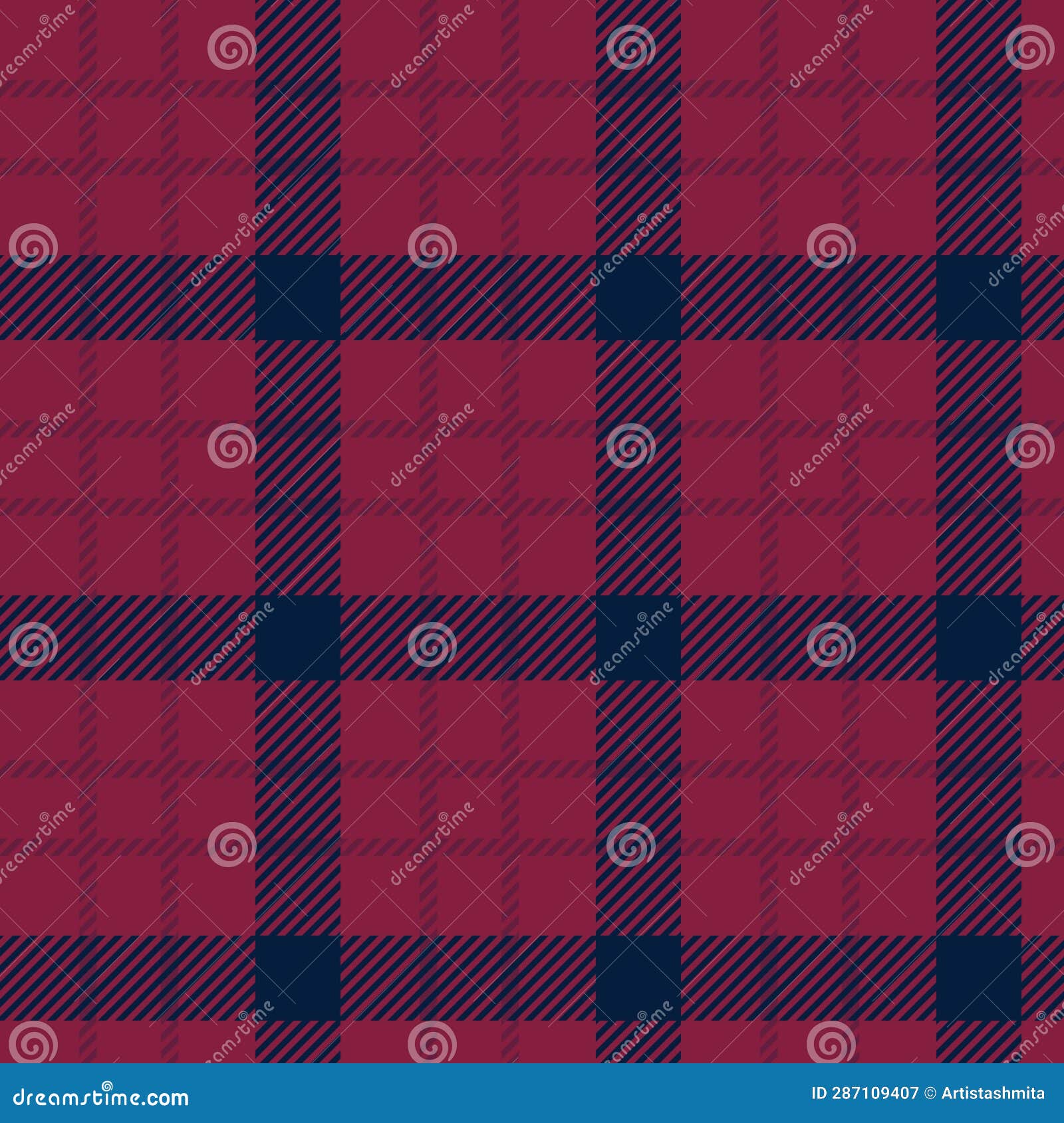 Plaid Tartar or Tart Pattern Stock Illustration - Illustration of ...