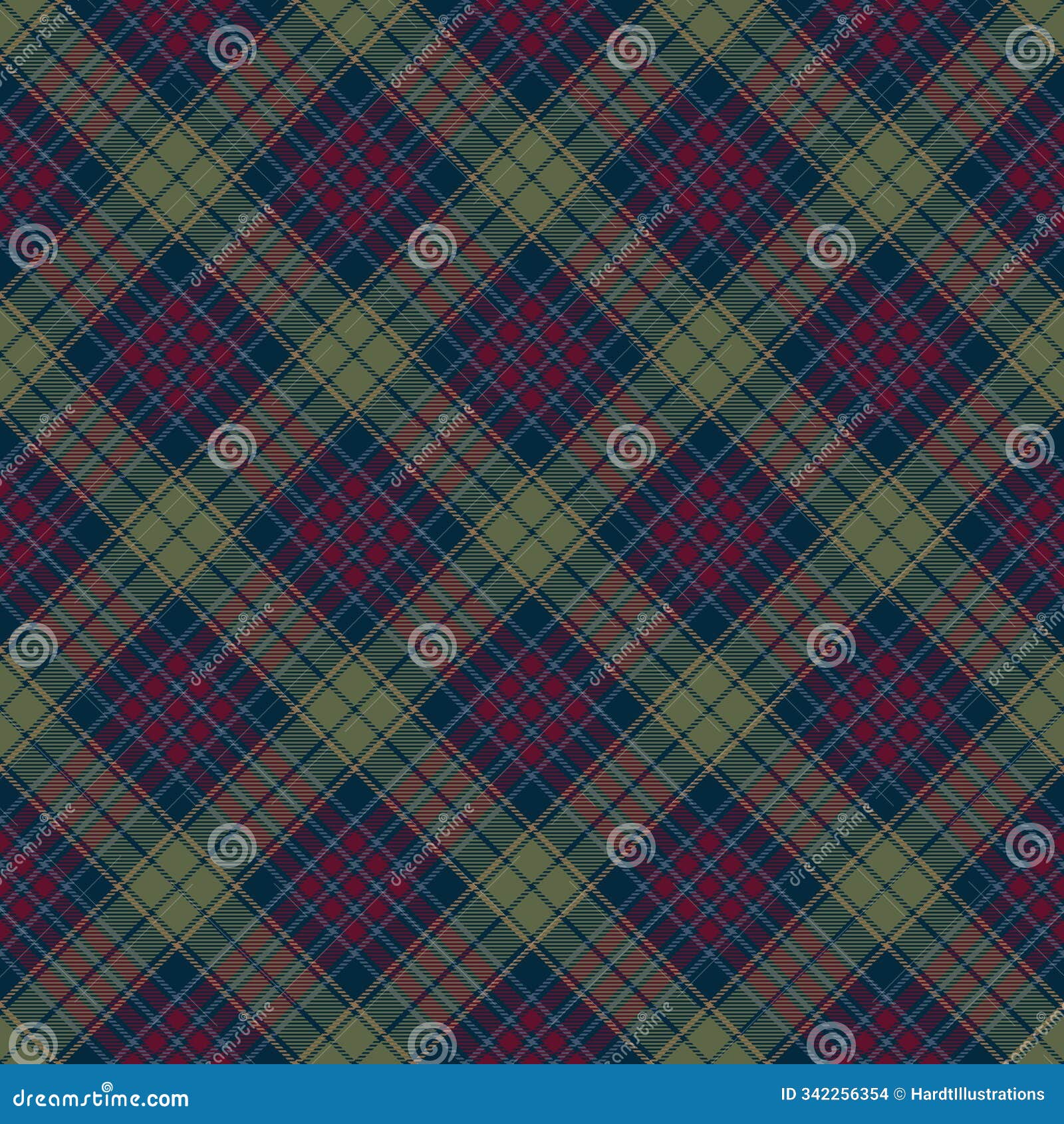 Autumn Plaid Check Seamless Pattern Stock Vector - Illustration of ...