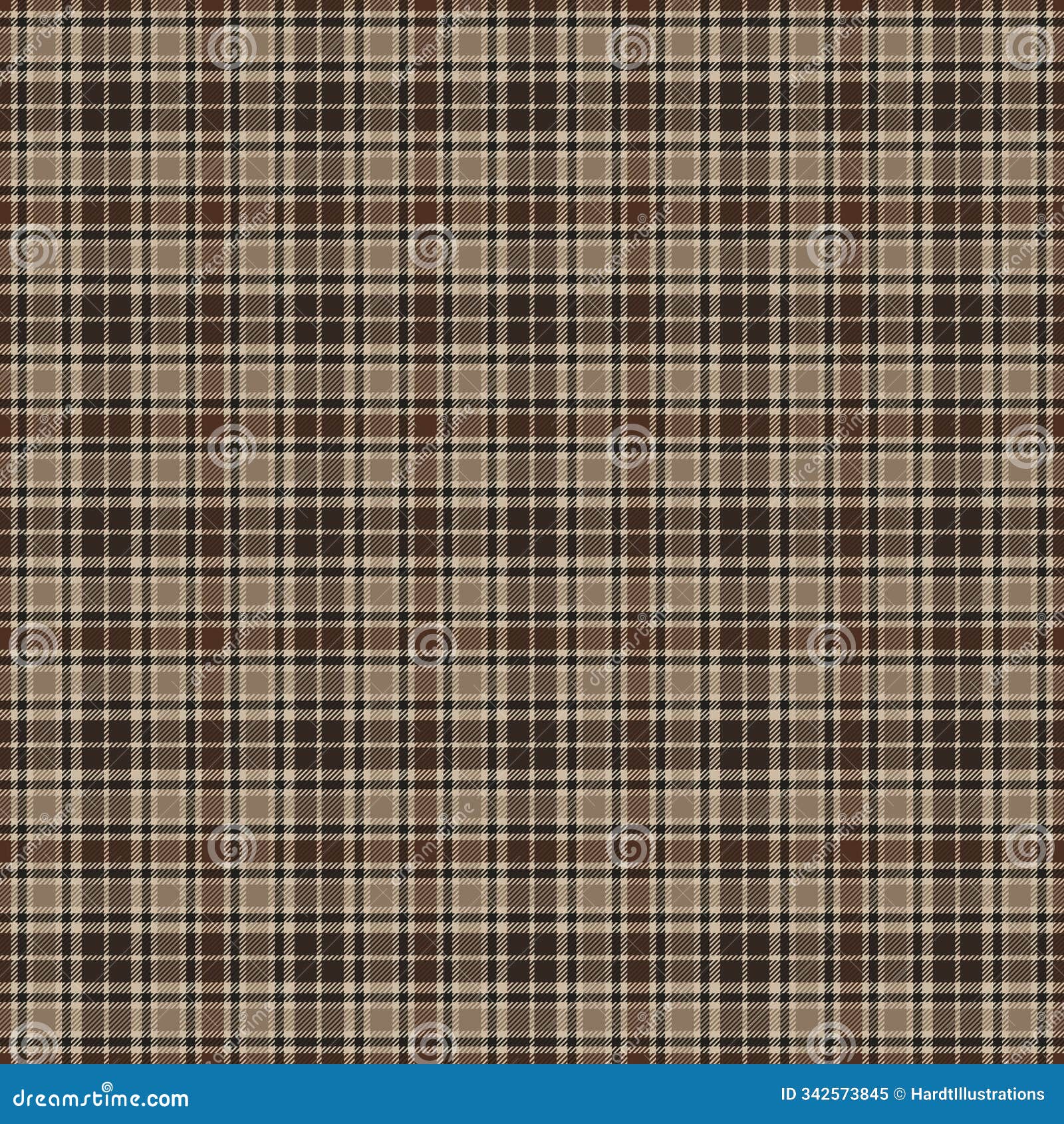 Retro Dark Academia Plaid Check Seamless Pattern Stock Illustration - Illustration of stripe ...