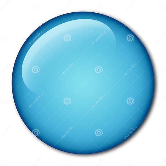 Plain Aqua Button stock illustration. Illustration of white - 320473