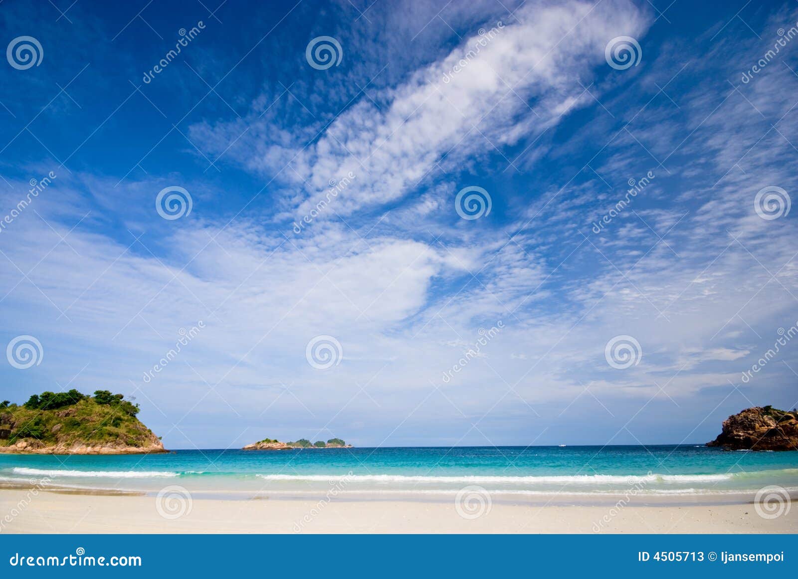 Plain beach scenery stock image. Image of alone, vacation - 4505713