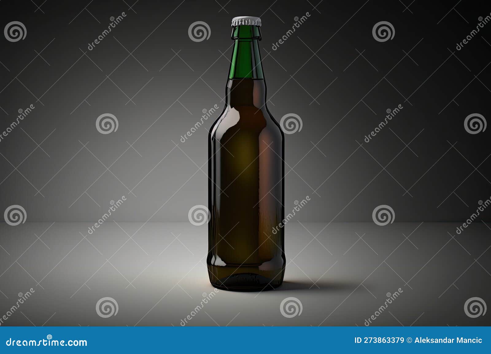 Plain beer bottle stock illustration. Illustration of reusing - 273863379