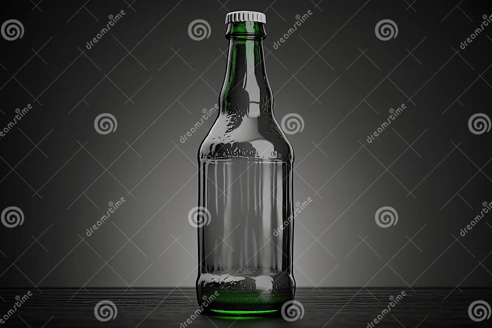 Plain beer bottle stock illustration. Illustration of sealed - 273863397