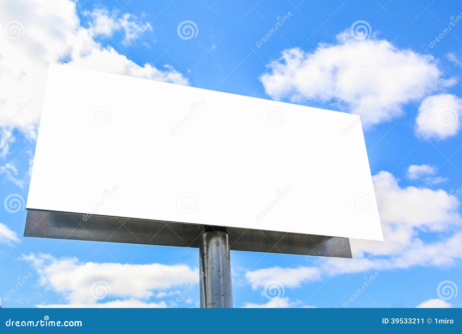 Blank Billboard Sign