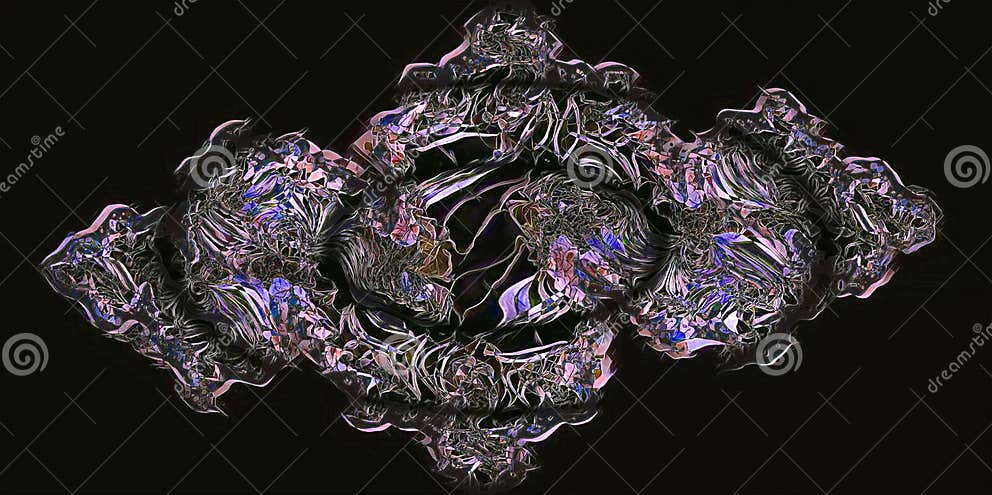 Creative Julia-set Fractal Pattern and Design Stock Illustration ...