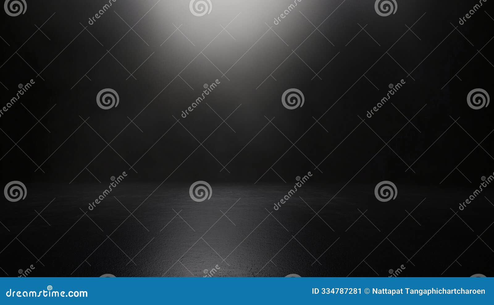 A Plain Black Background is Enhanced by Soft White Light Fading in from ...