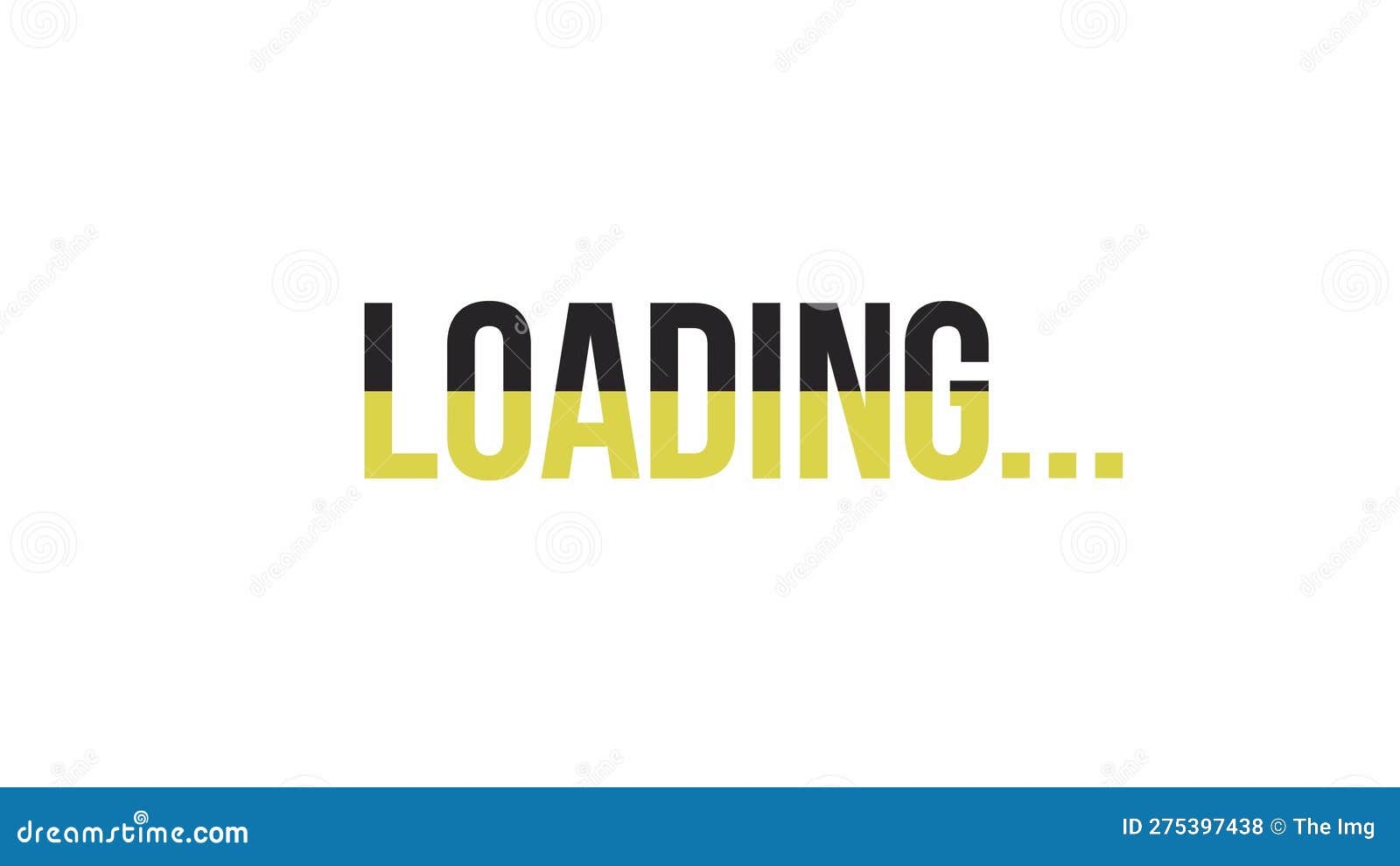 Plain Black Yellow Loader Animation Stock Footage - Video of screen ...